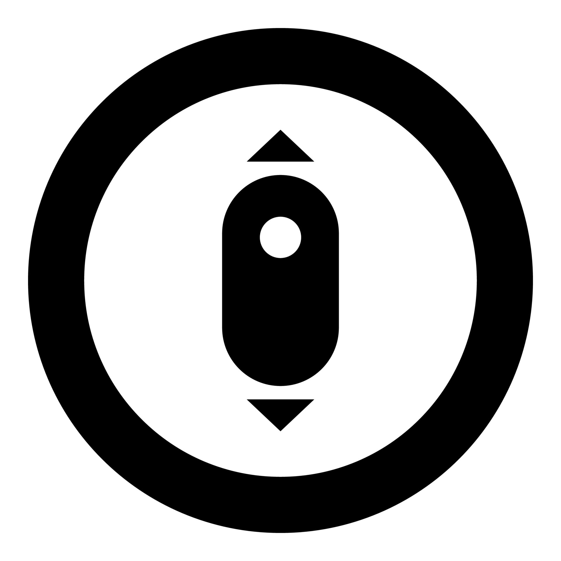 Scroll Down Computer Mouse Icon Black Color In Circle 7014074 Vector Art At Vecteezy