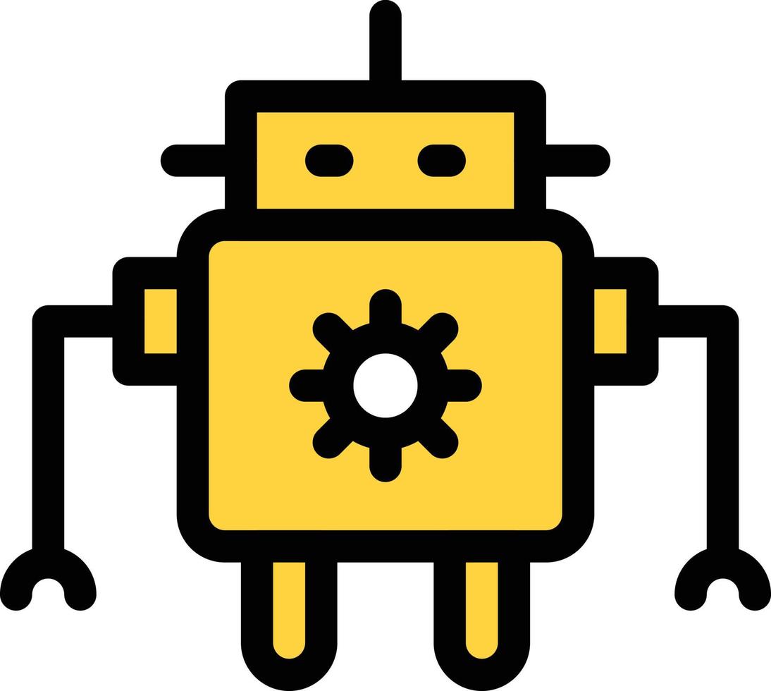 robotics vector illustration on a background.Premium quality symbols ...