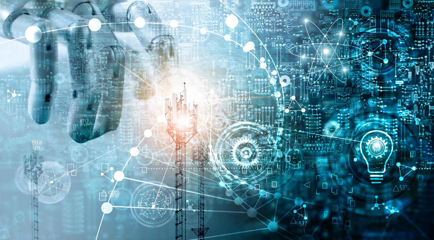concepto de tecnología futurista, medios mixtos, sistemas de datos ... concepto de tecnología futurista, medios mixtos, sistemas de datos ...