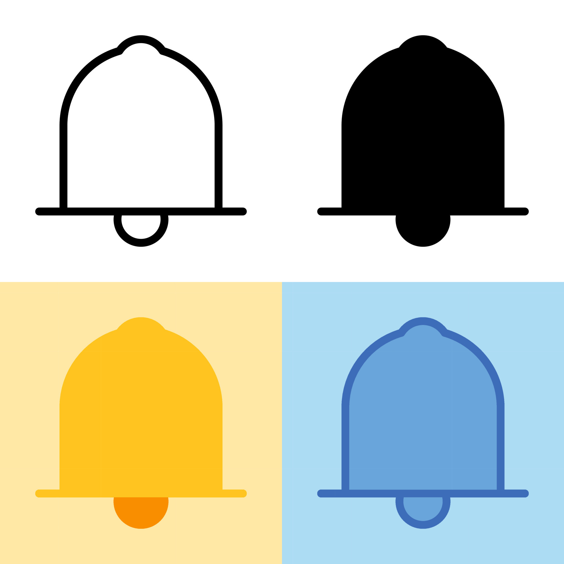 Bell Icon Vector Art, Icons, and Graphics for Free Download