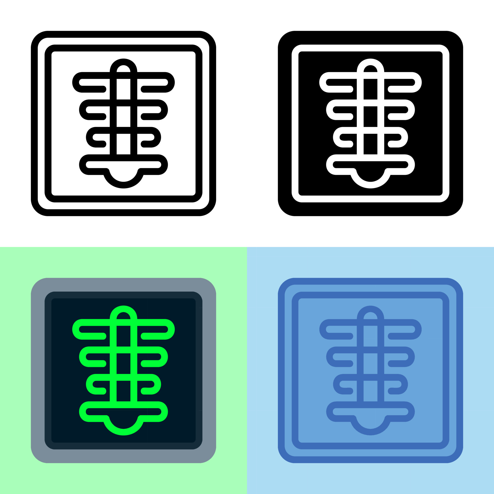 Illustration vector graphic of X-Ray Icon. Perfect for user interface ...