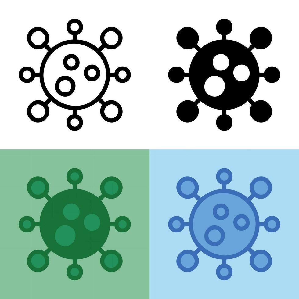 Illustration vector graphic of Virus Icon. Perfect for user interface ...