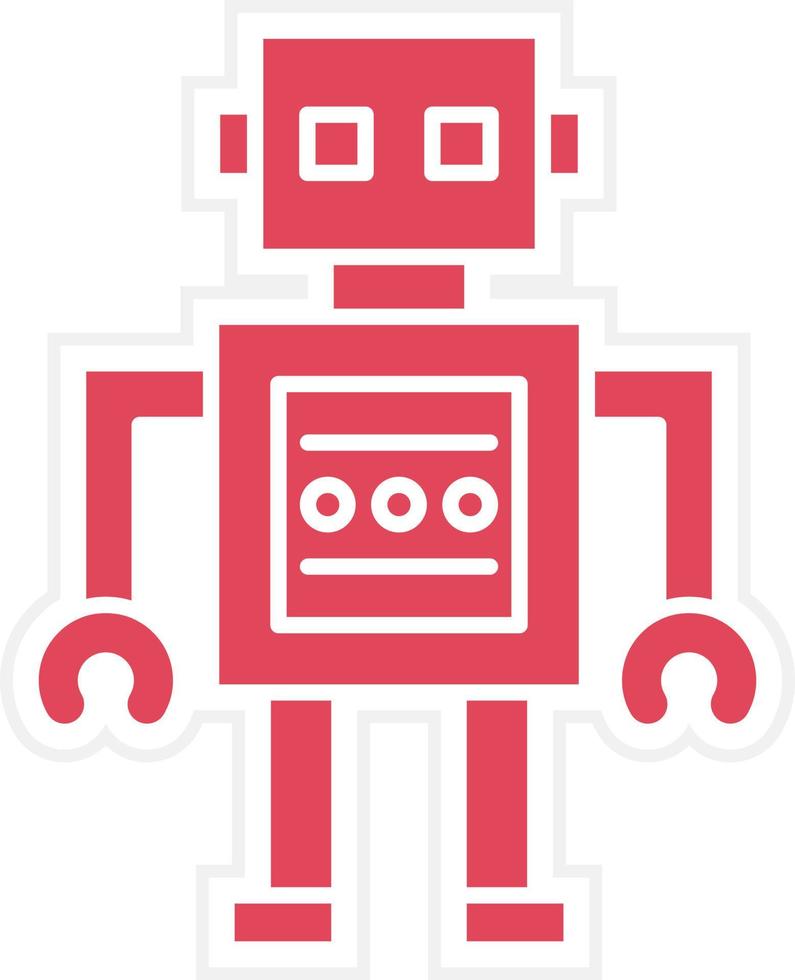 Robot Icon Style 7033791 Vector Art at Vecteezy