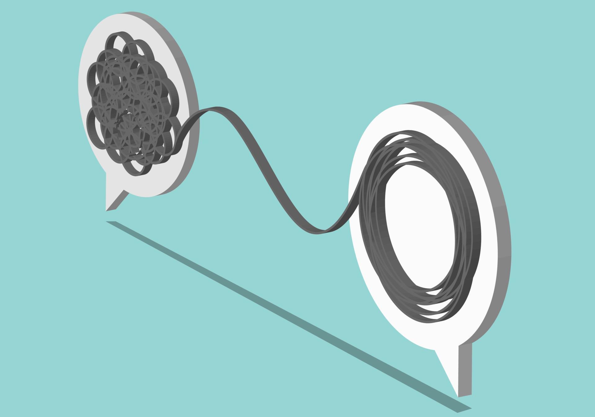 Problem resolve control. Understand question. Problem solving, Complicated solution. Simplifying ...