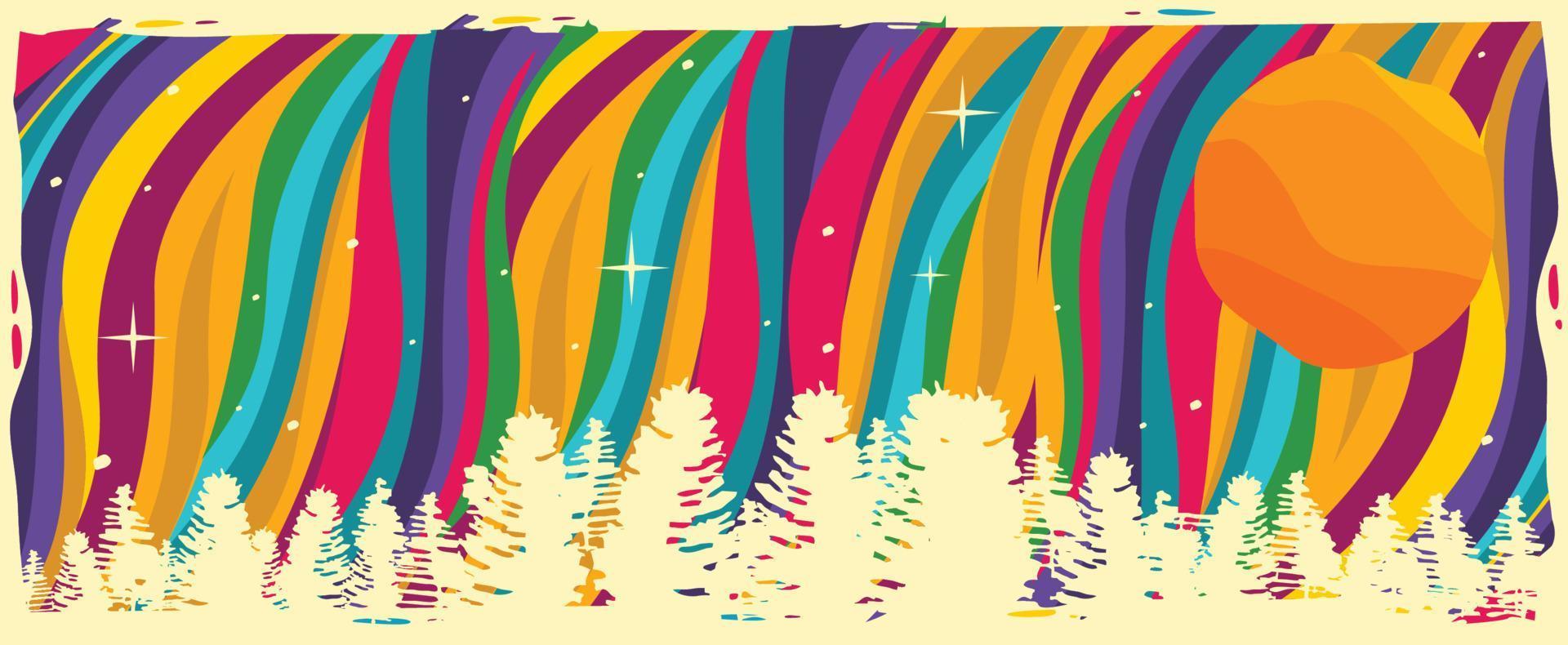 Colorful landscape vector illustration 7065993 Vector Art at Vecteezy