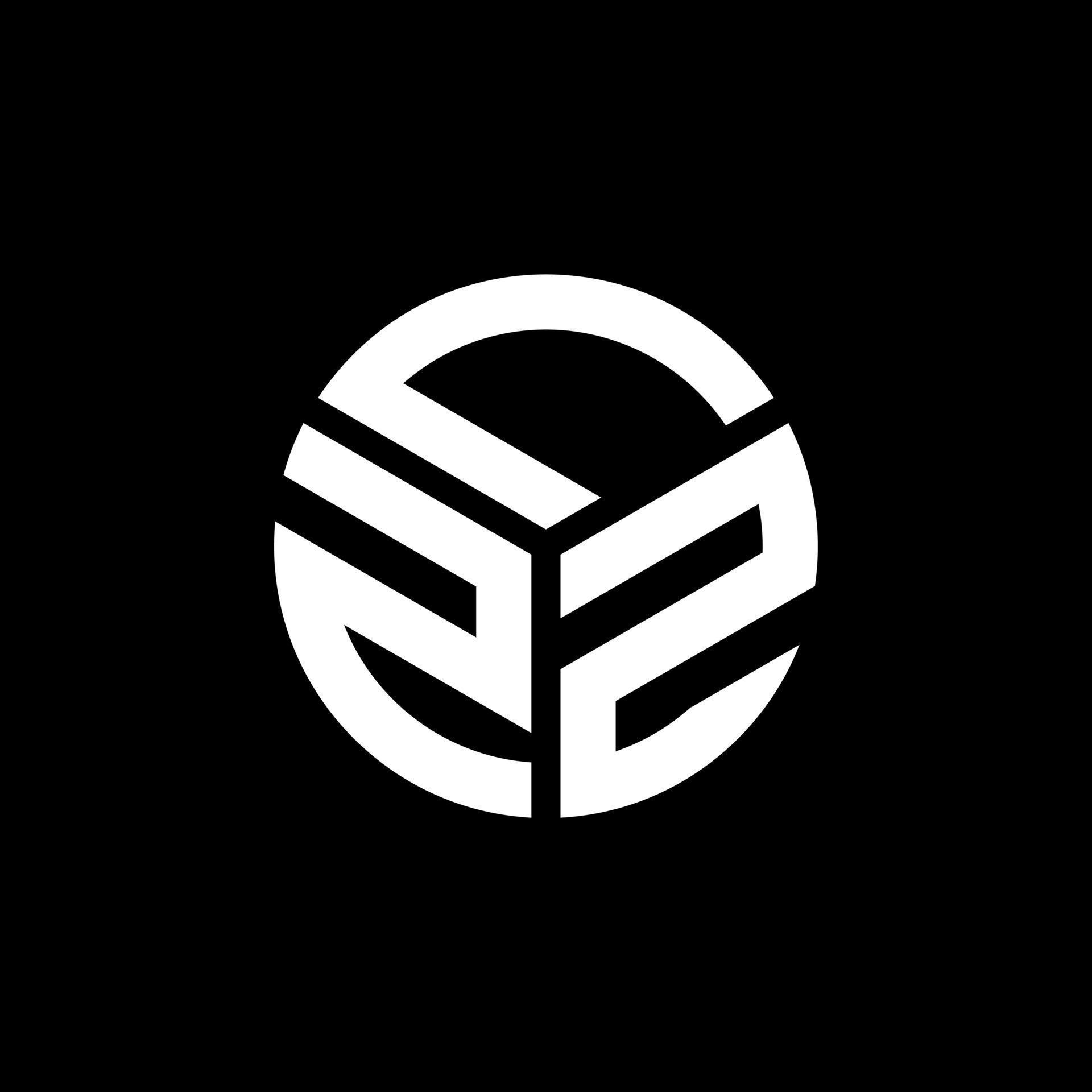 diseño de logotipo de letra lzz sobre fondo negro. Concepto de logotipo de letra de iniciales ...