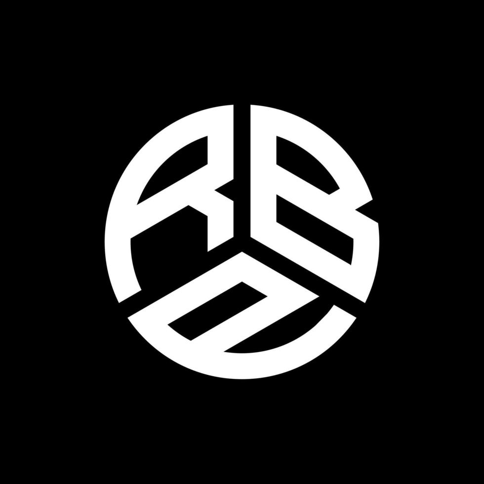 Rbp Letter Logo Design On Black Background Rbp Creative Initials
