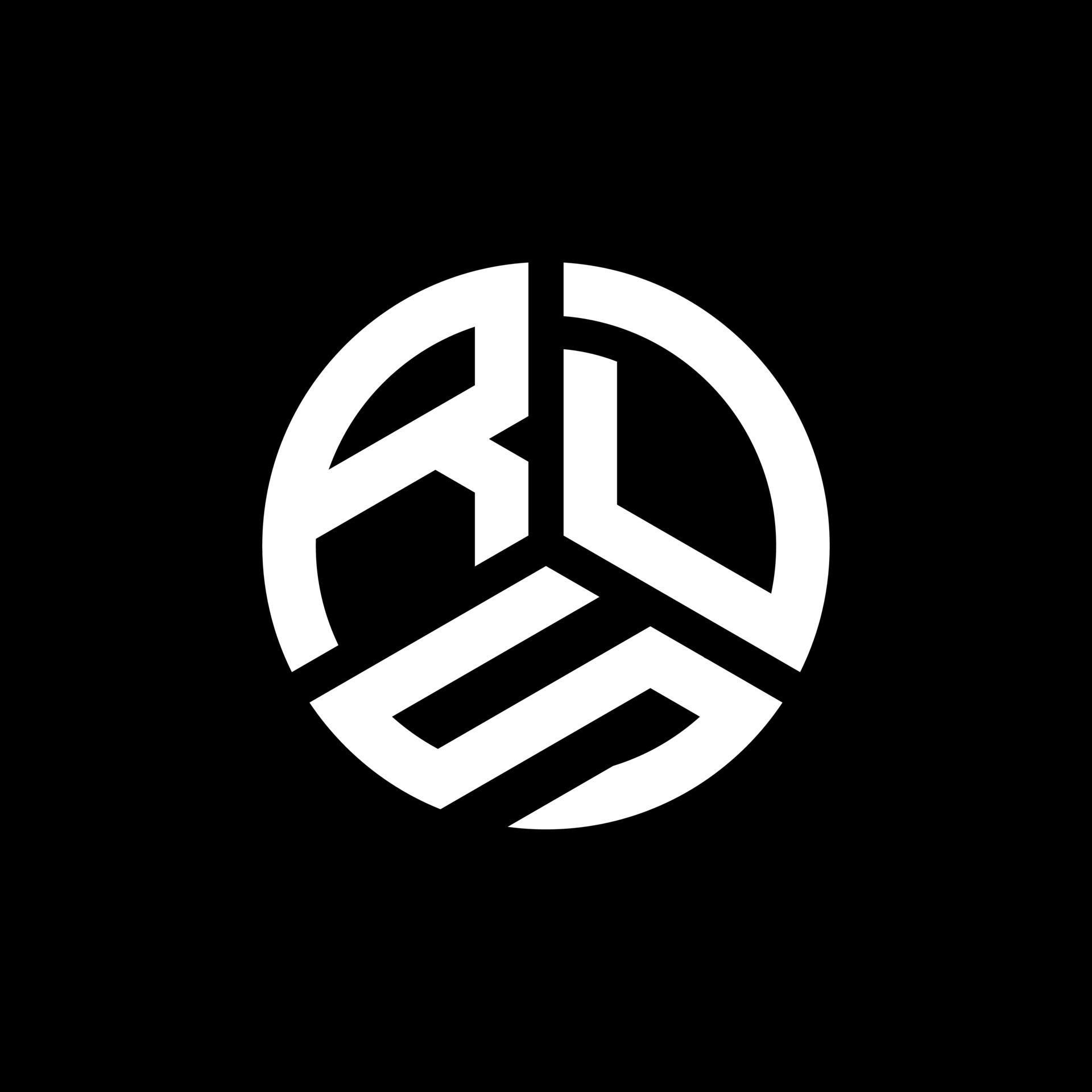 RDS letter logo design on black background. RDS creative initials ... RDS letter logo design on black background. RDS creative initials ...