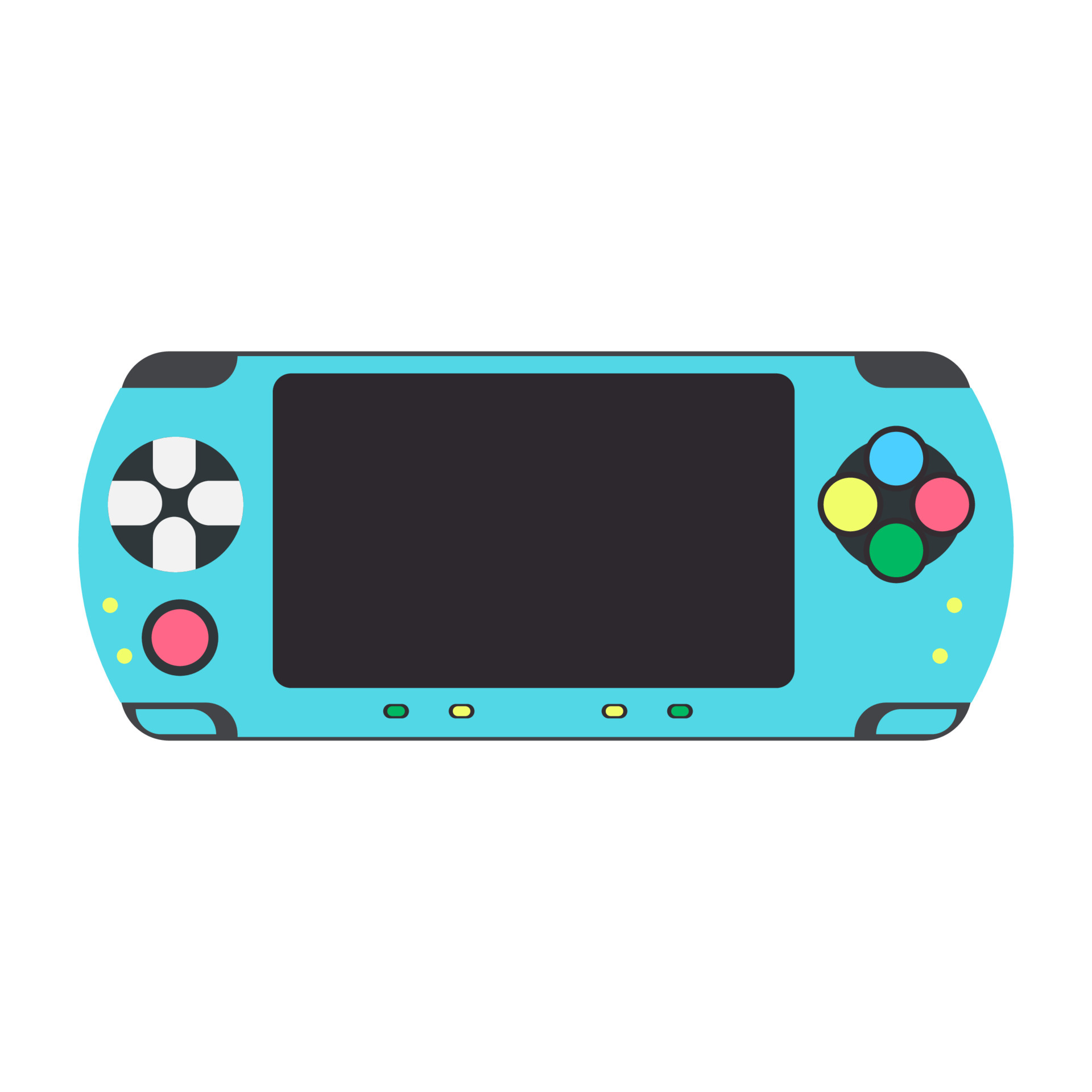 Game console video gaming vector icon controller. Technology joystick ...
