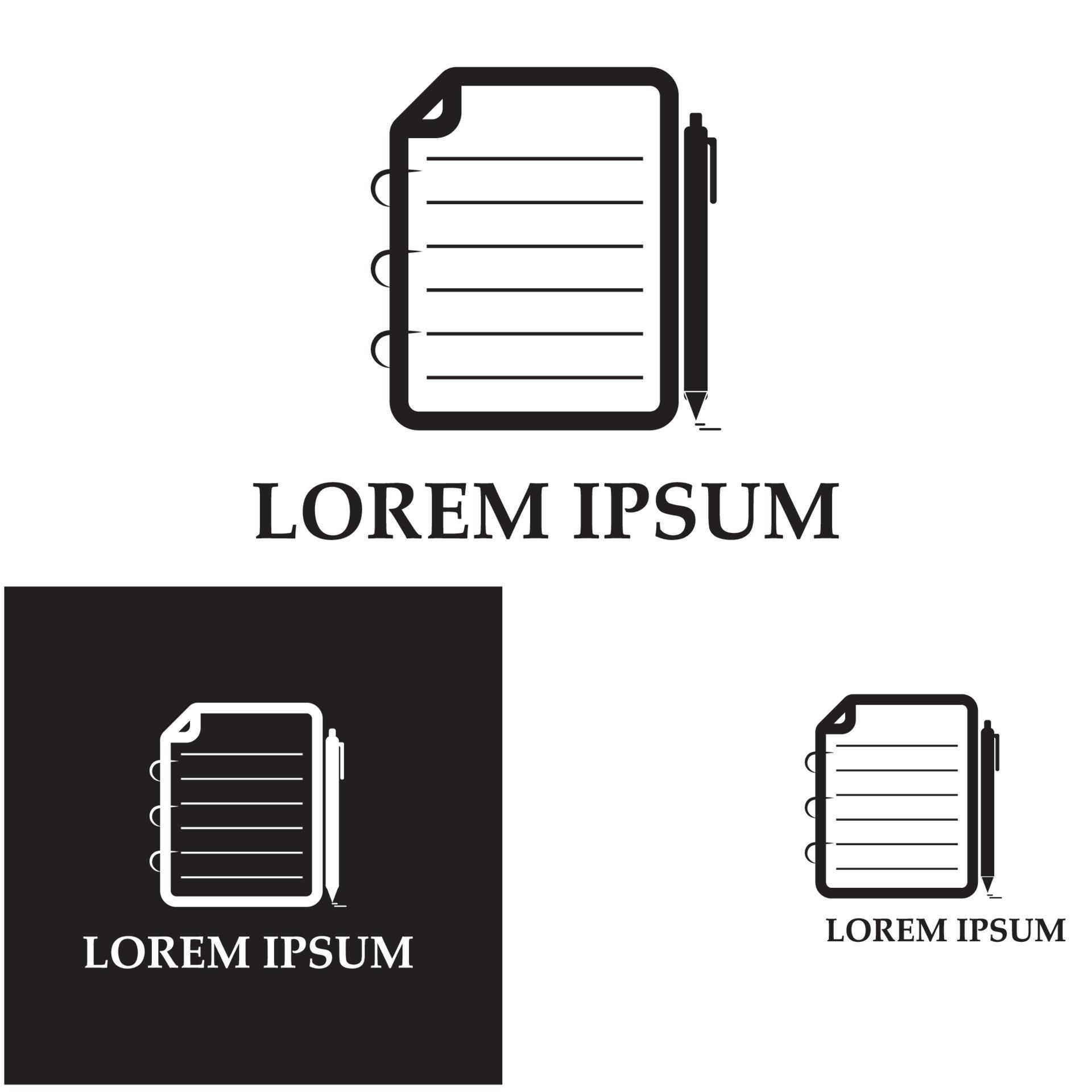 Write Document User Interface Outline Icon Logo Vector Illustration 7107438 Vector Art At Vecteezy