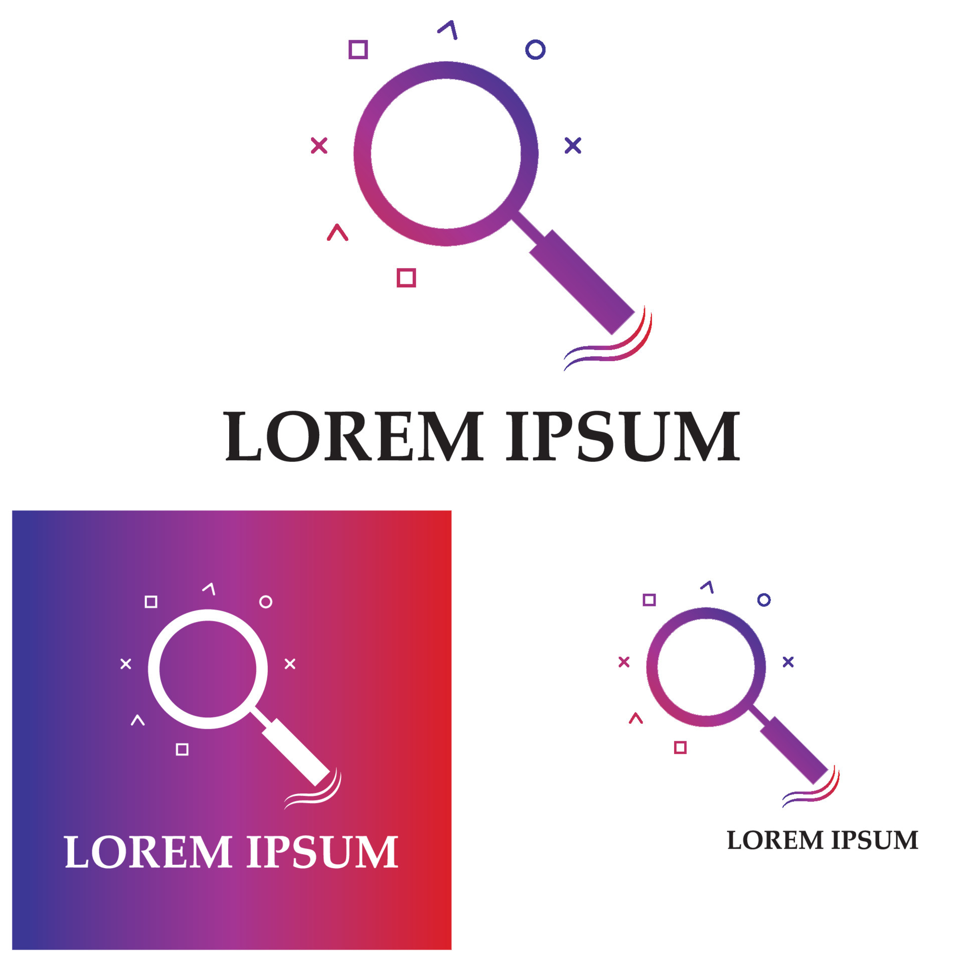 Search vector logo icon design background 7108398 Vector Art at Vecteezy