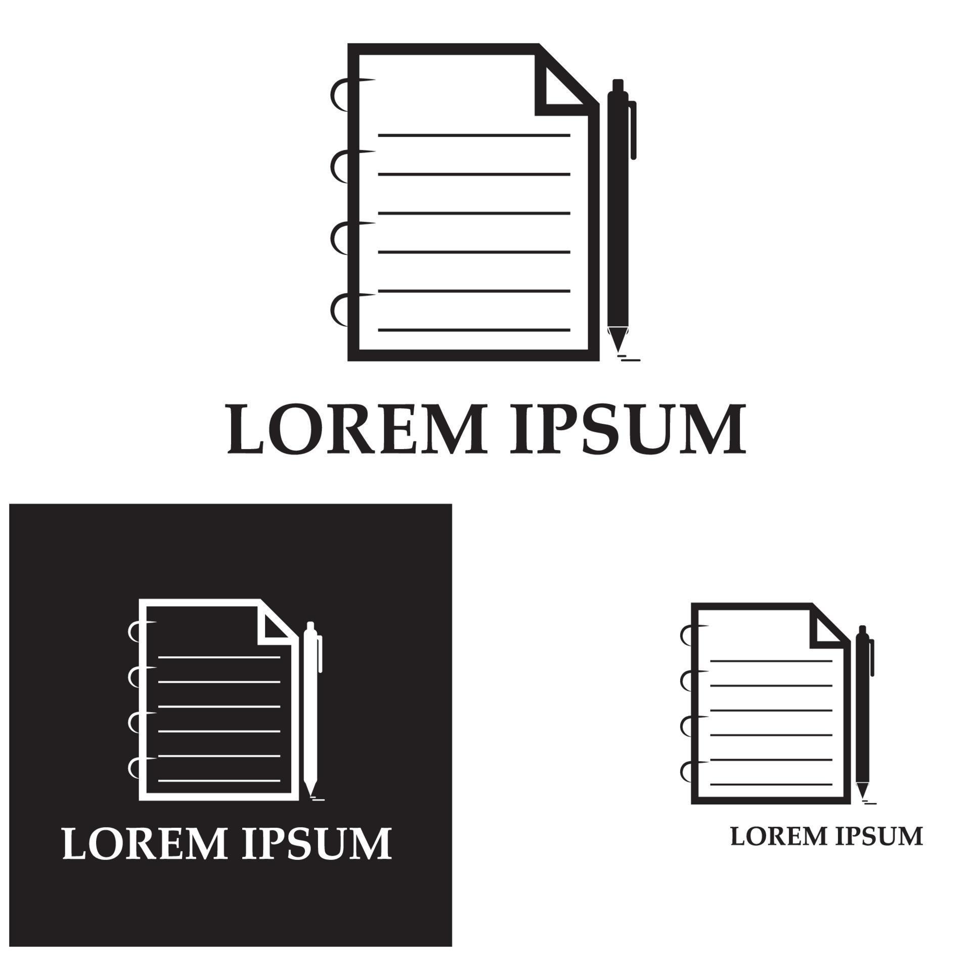 Write Document User Interface Outline Icon Logo Vector Illustration 7108643 Vector Art At Vecteezy