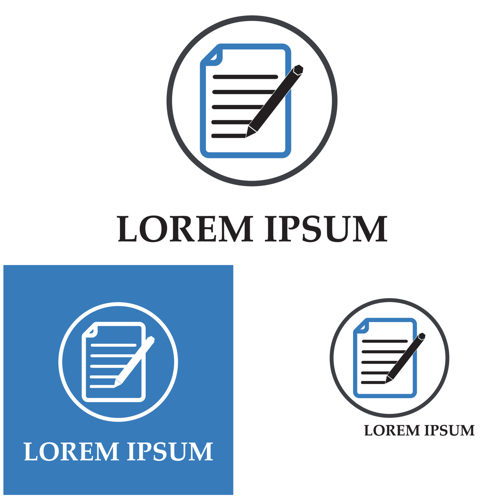 Write Document User Interface Outline Icon Logo Vector Illustration 7109069 Vector Art At Vecteezy