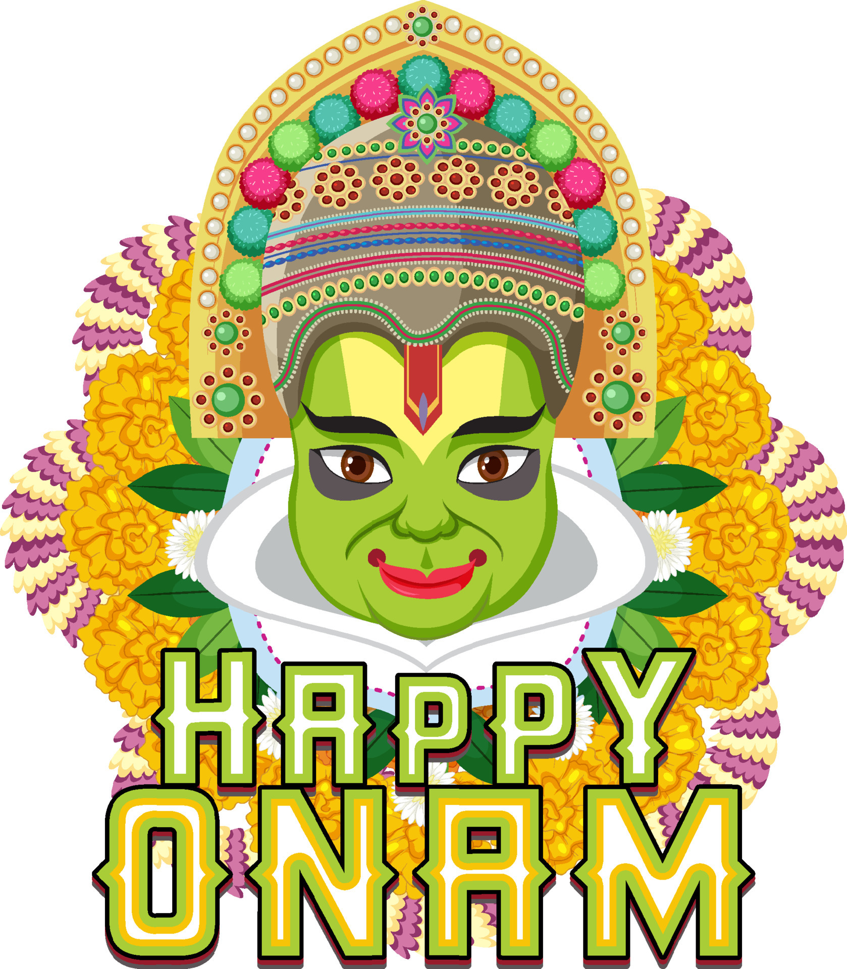 Onam Hindu harvest festival poster 7109118 Vector Art at Vecteezy Onam Hindu harvest festival poster 7109118 Vector Art at Vecteezy