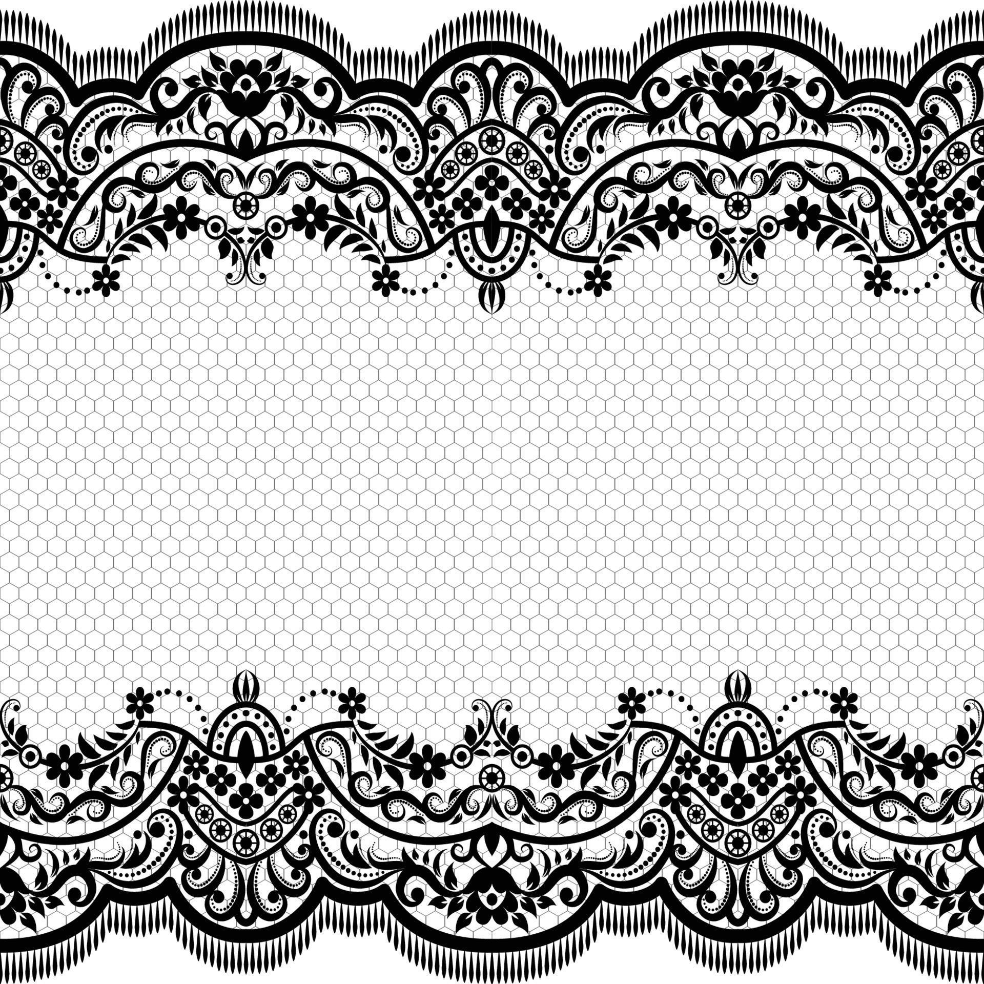 Abstract seamless lace pattern with flowers 7118088 Vector Art at Vecteezy