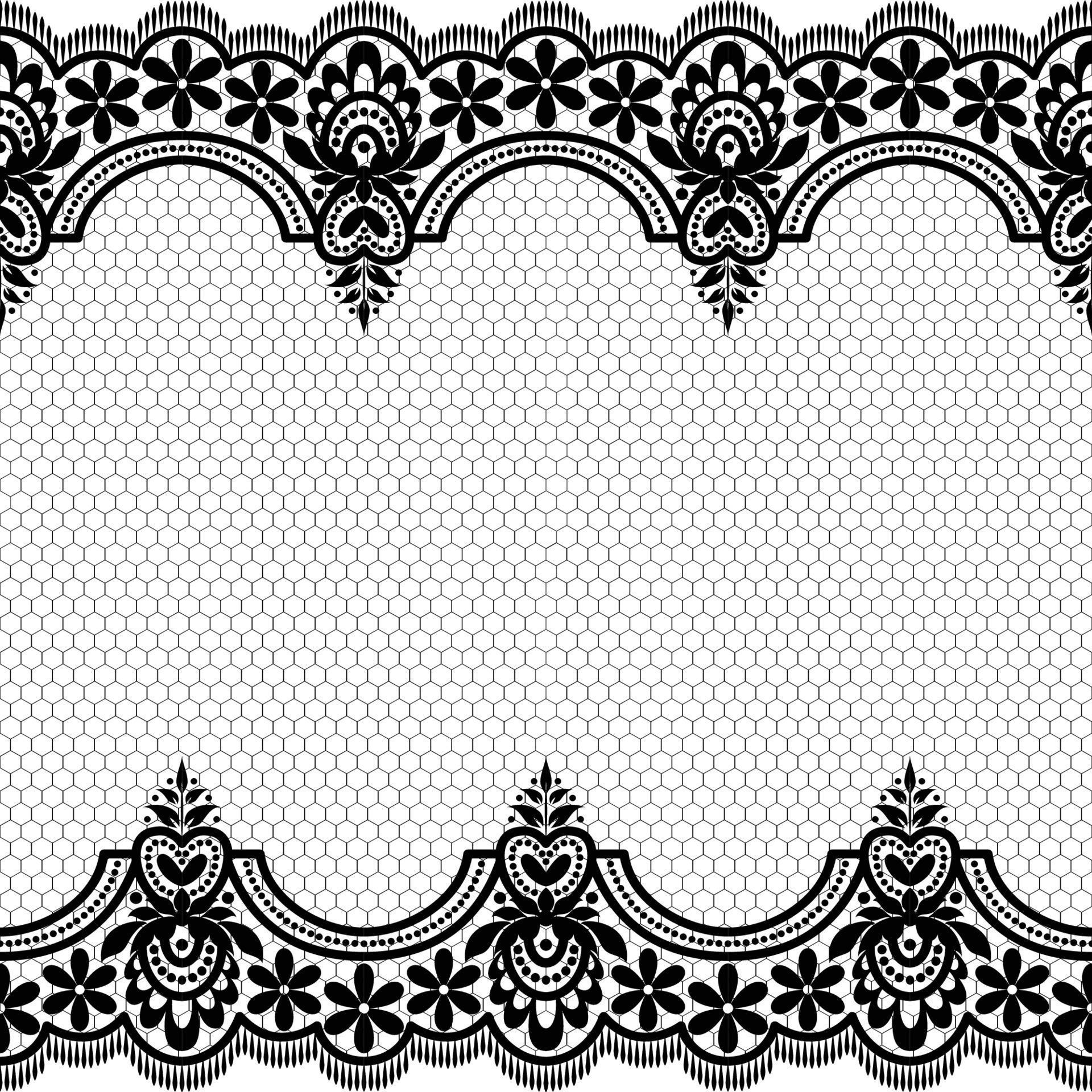 Abstract seamless lace pattern with flowers 7118092 Vector Art at Vecteezy
