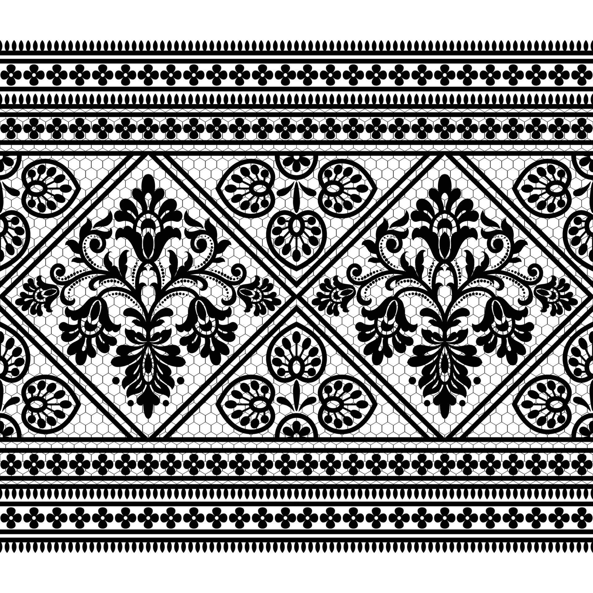 Abstract seamless lace pattern with flowers 7118103 Vector Art at Vecteezy
