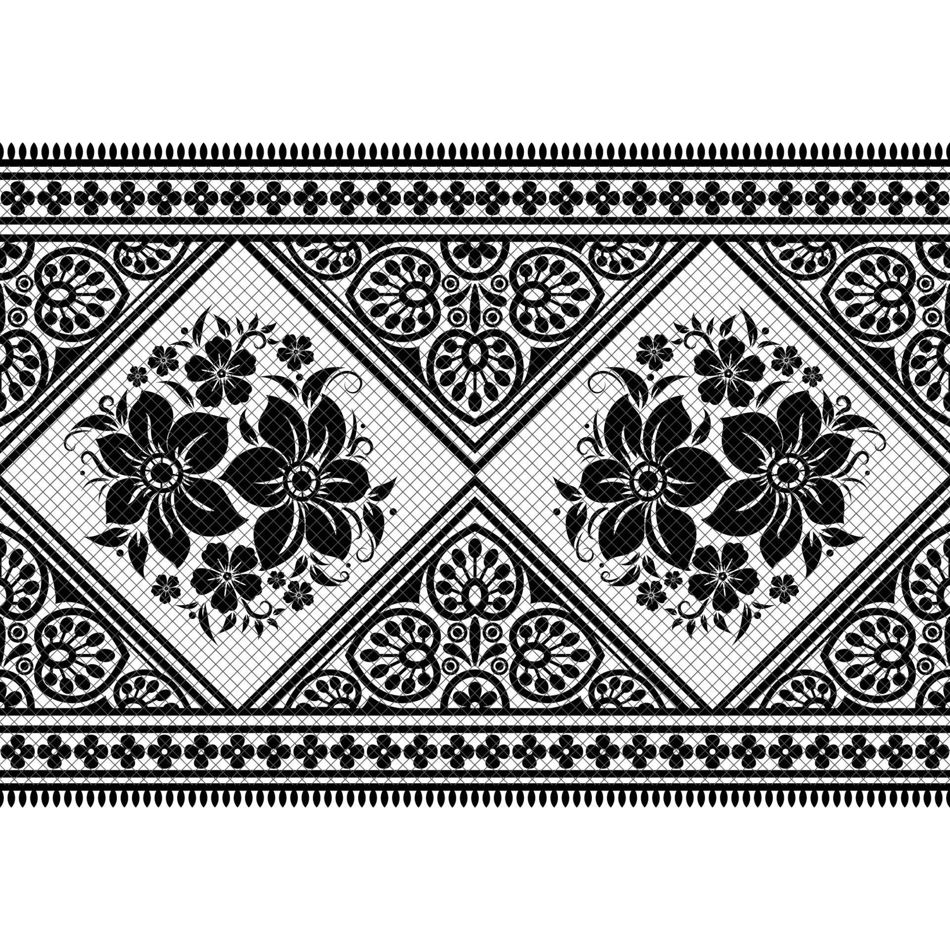 Abstract seamless lace pattern with flowers 7118104 Vector Art at Vecteezy