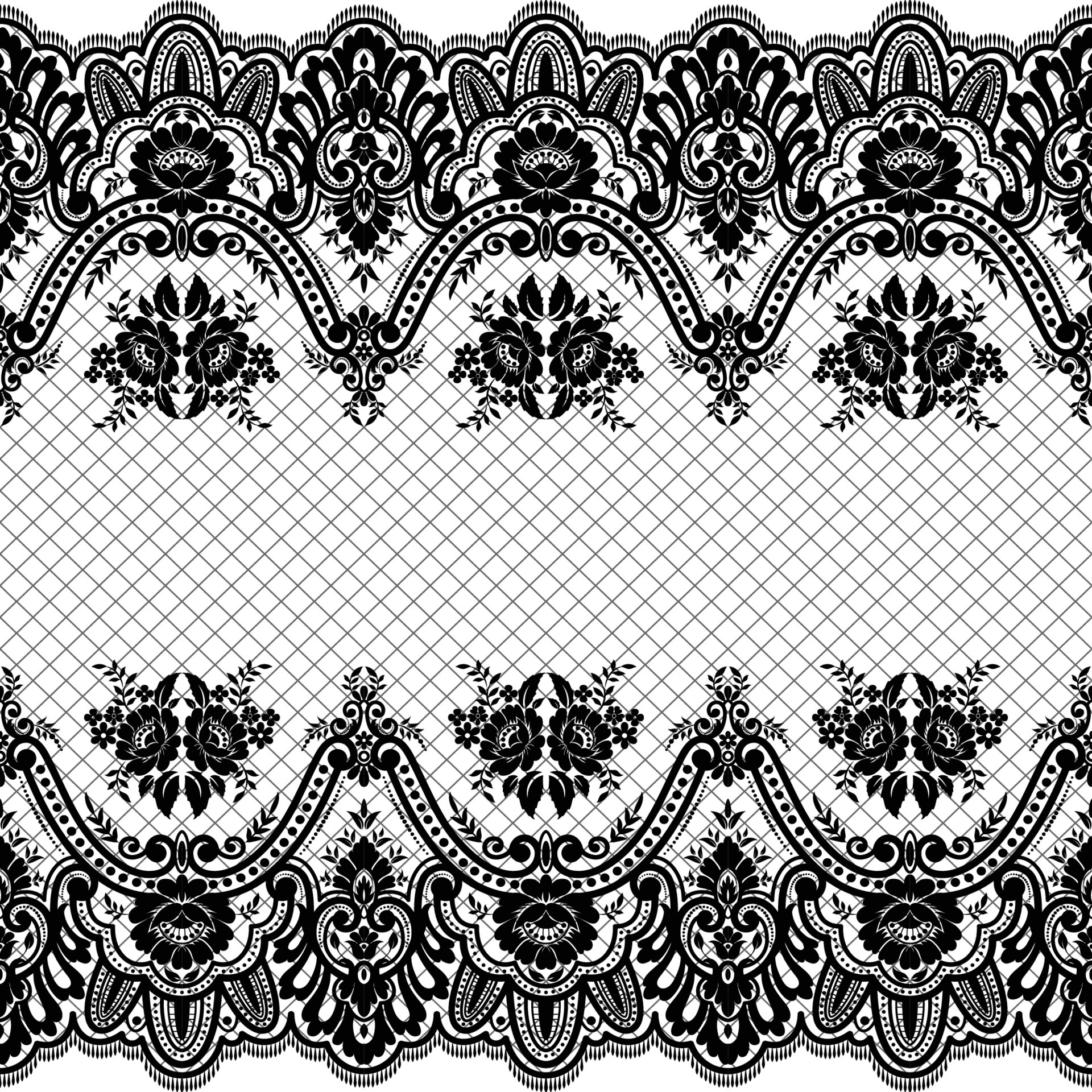 Abstract seamless lace pattern with flowers 7118112 Vector Art at Vecteezy