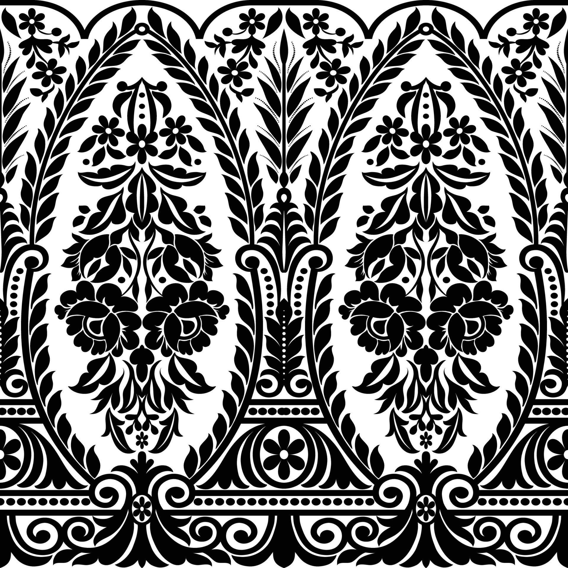 Abstract seamless lace pattern with flowers 7118113 Vector Art at Vecteezy