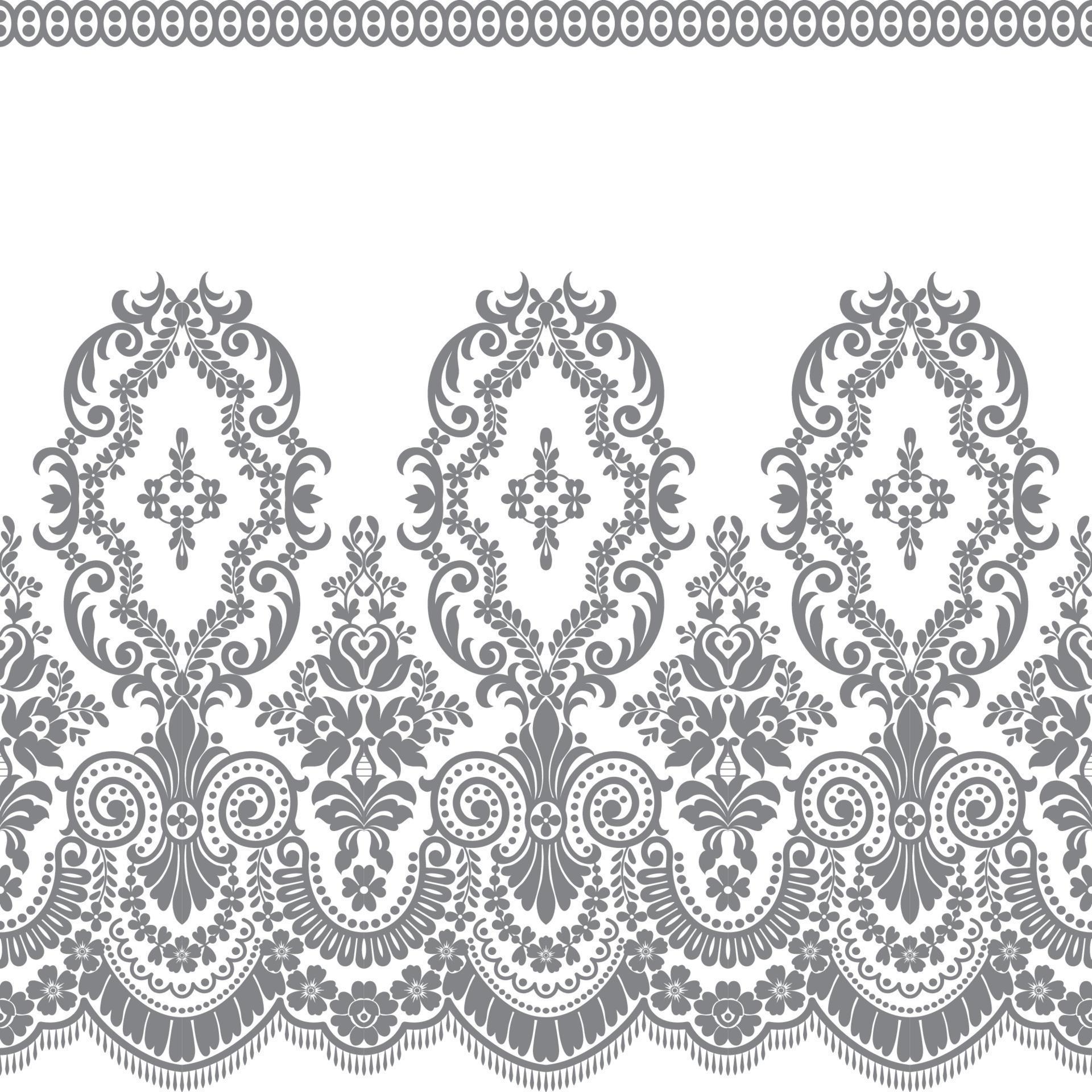 Abstract seamless lace pattern with flowers 7118119 Vector Art at Vecteezy