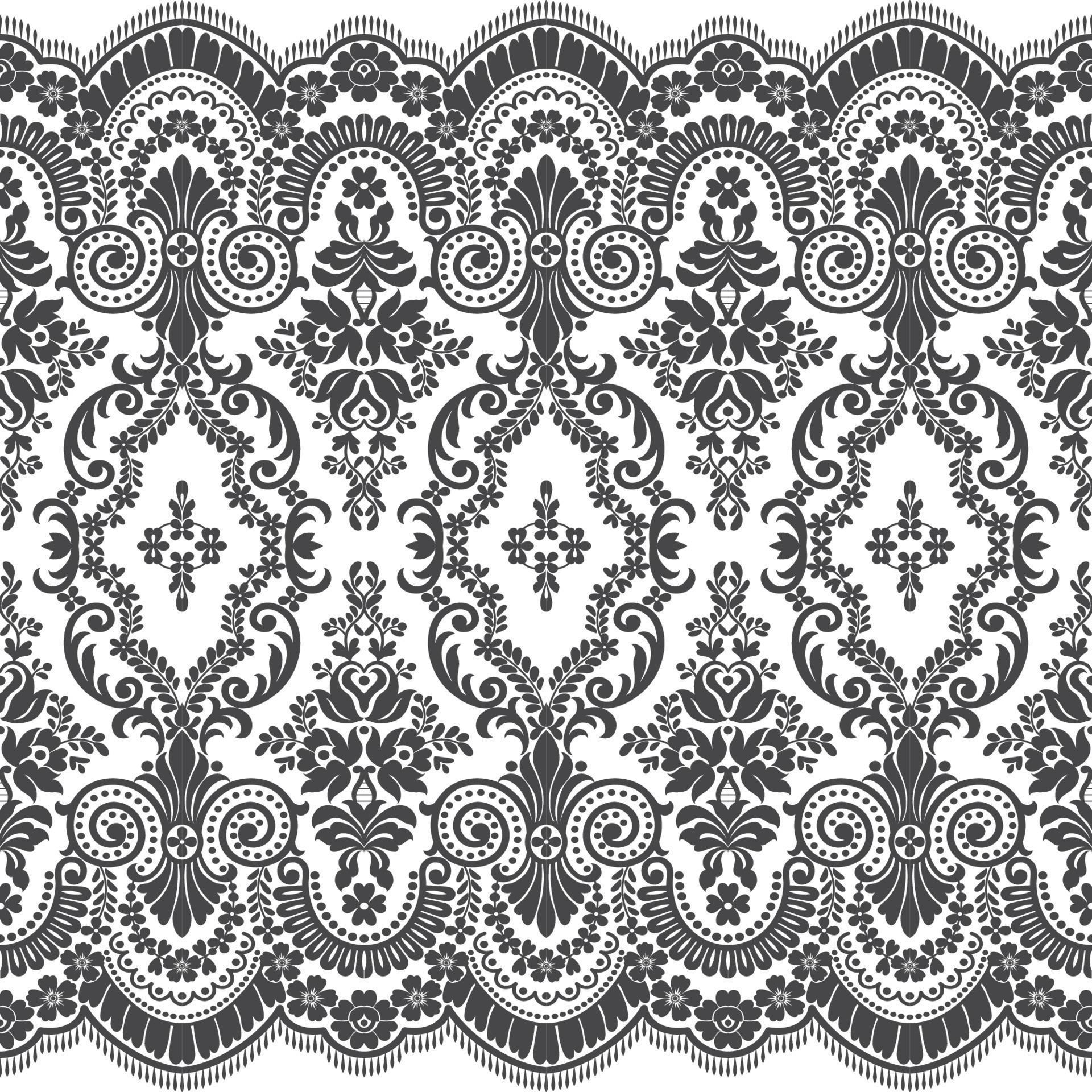 Abstract seamless lace pattern with flowers 7118123 Vector Art at Vecteezy