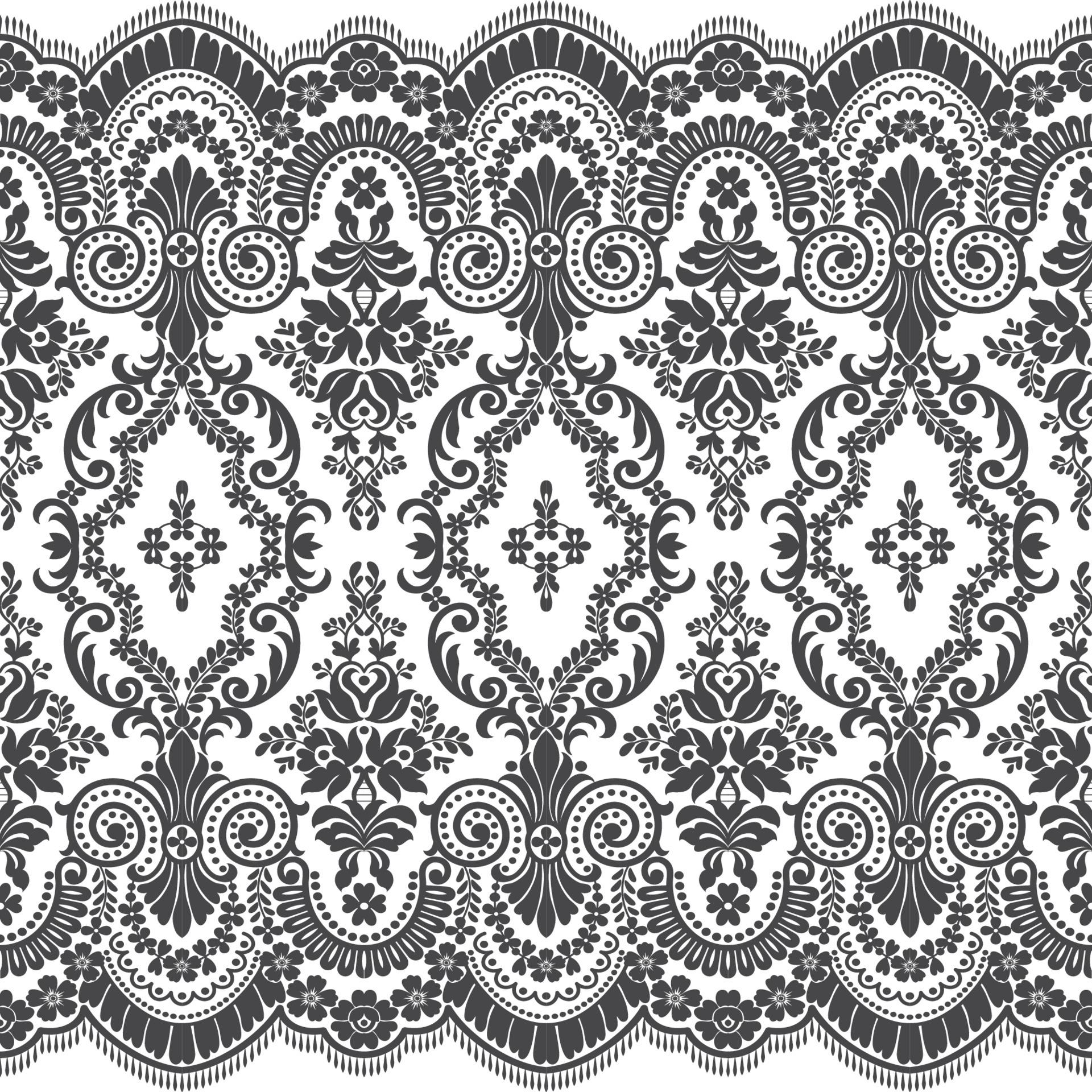 Abstract seamless lace pattern with flowers 7118123 Vector Art at Vecteezy