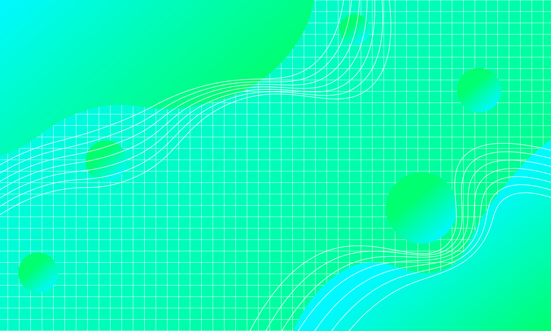 Abstract gradient wave and lines background. Vector illustration ...