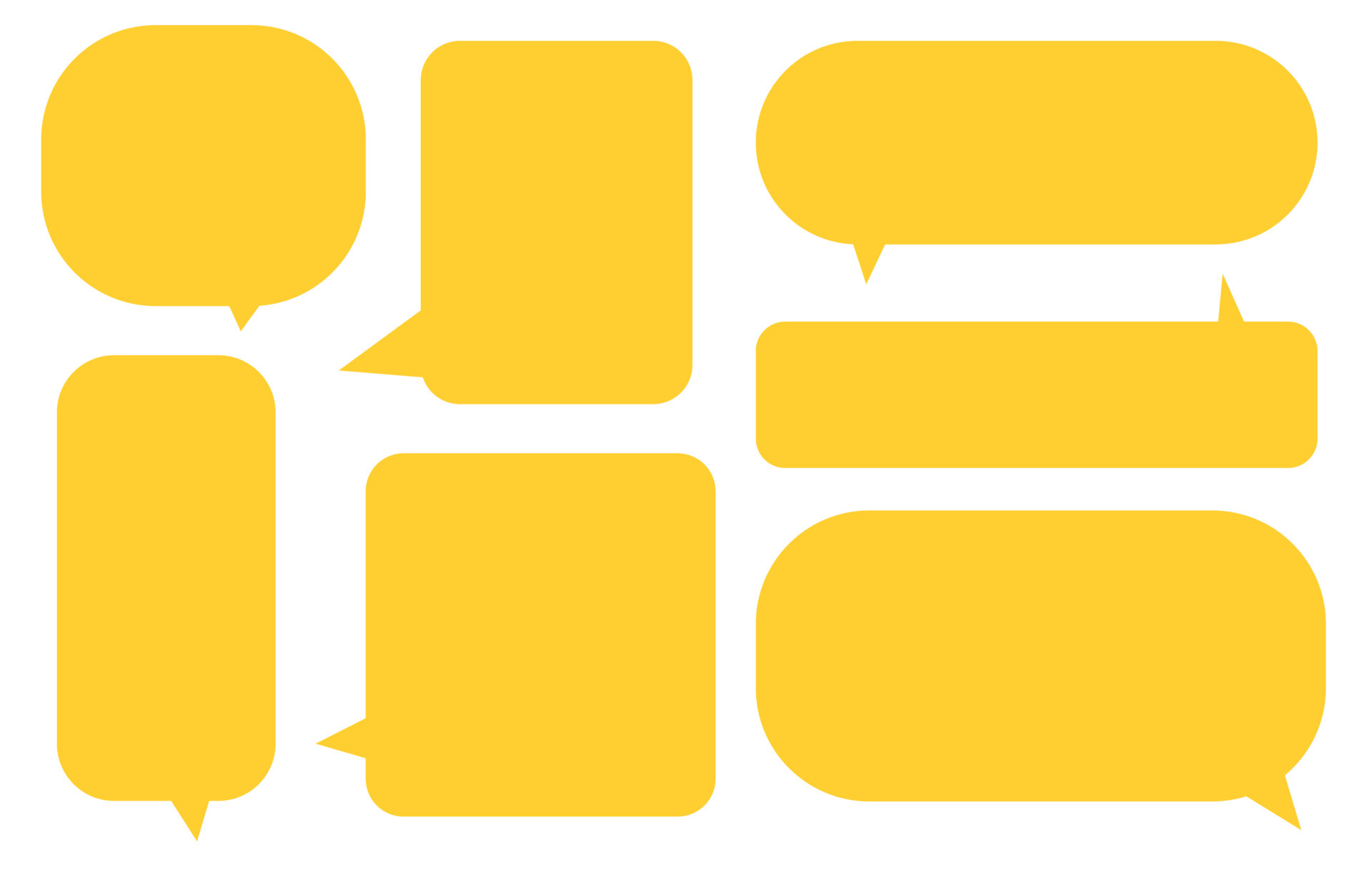 Set speech bubbles on white background. chat box or chat vector square ...