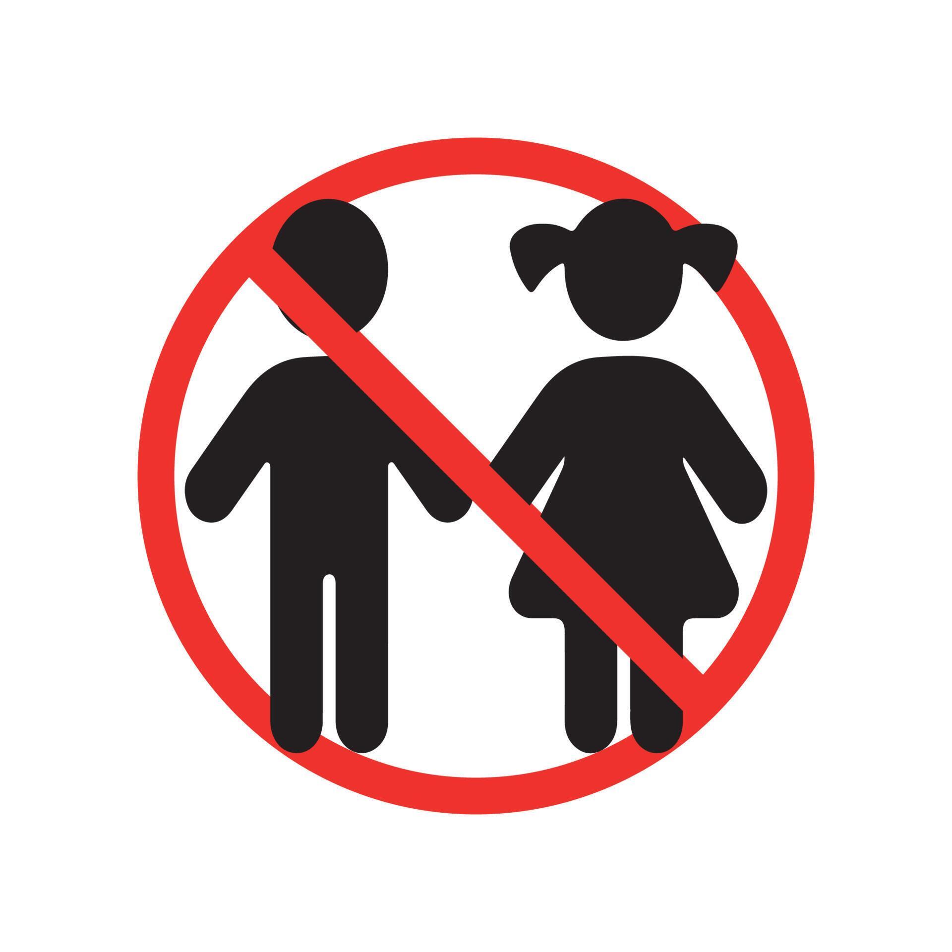 NO KID ALLOWED SIGN 7125362 Vector Art At Vecteezy no-kid-allowed-sign-7125362-vector-art-at-vecteezy