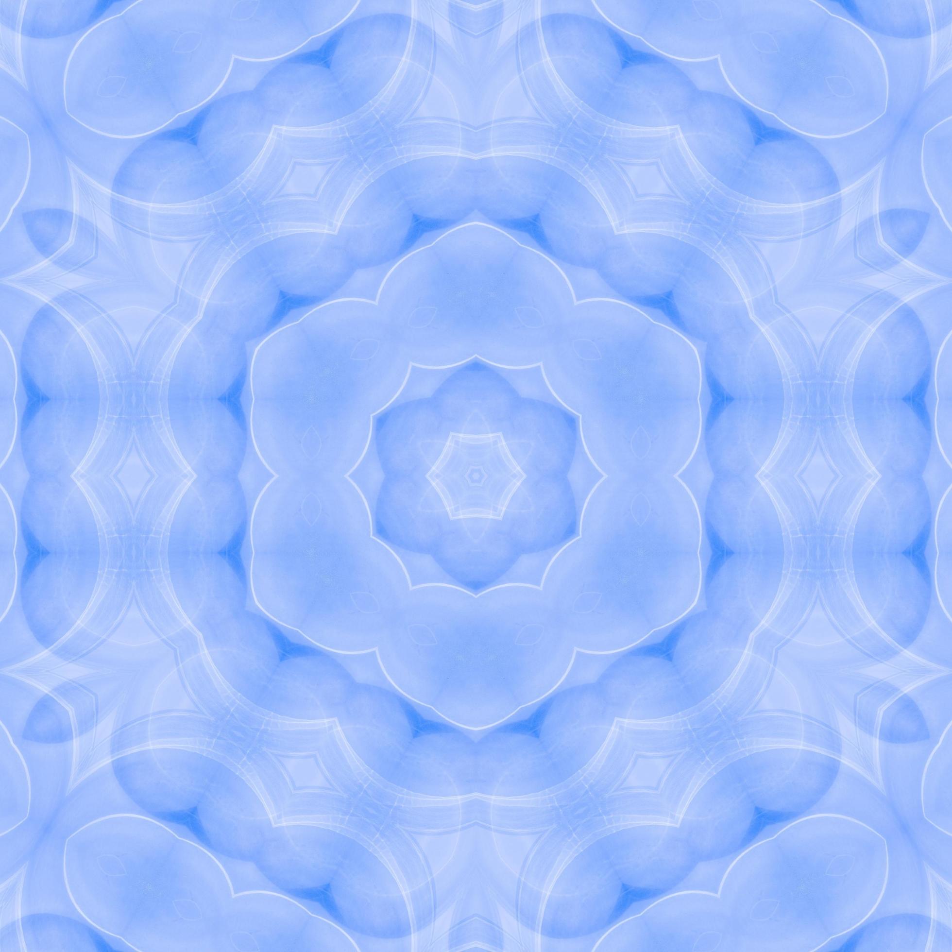 Light blue abstract background. Artistic kaleidoscope pattern. Free ...