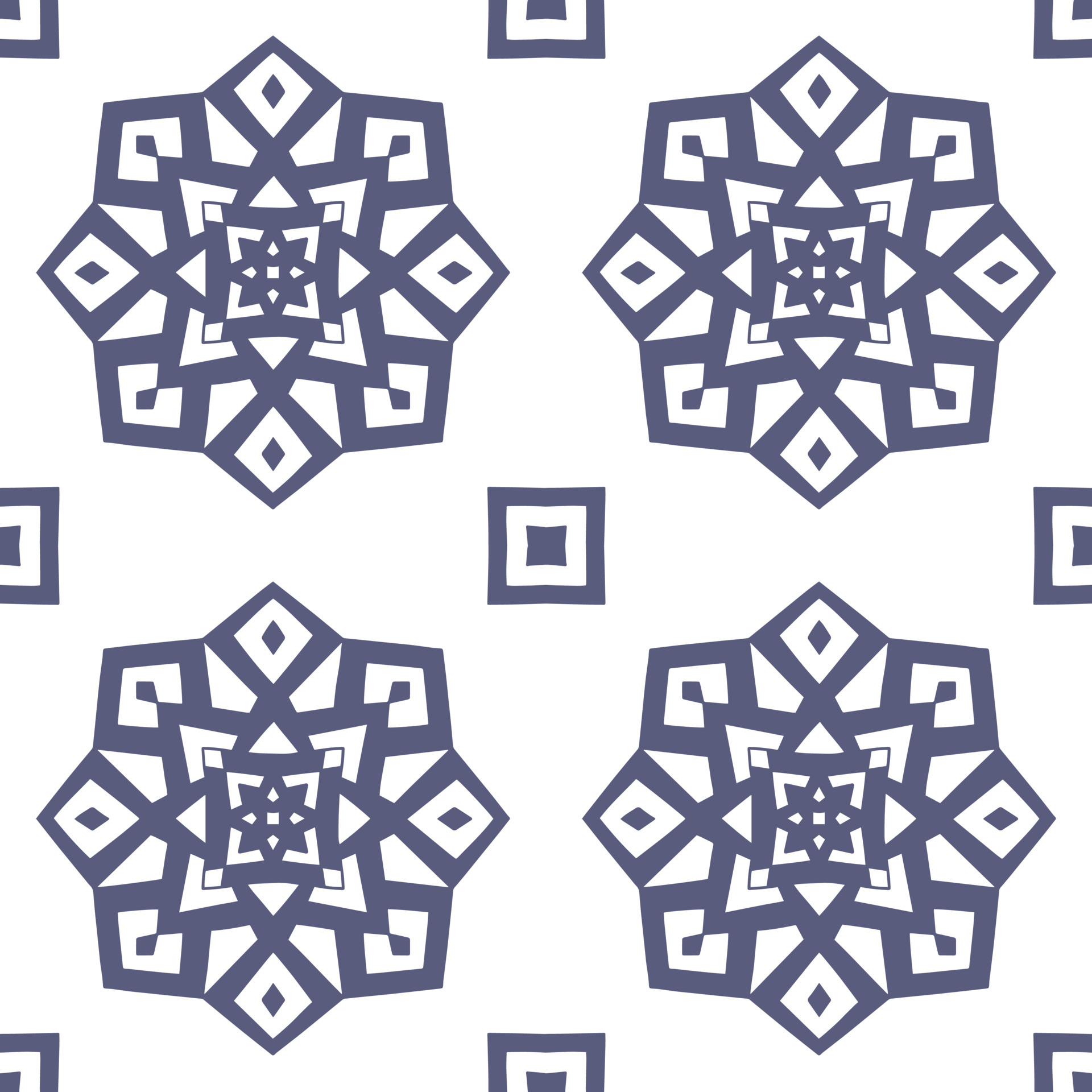 Simple Geometric Pattern Stencil
