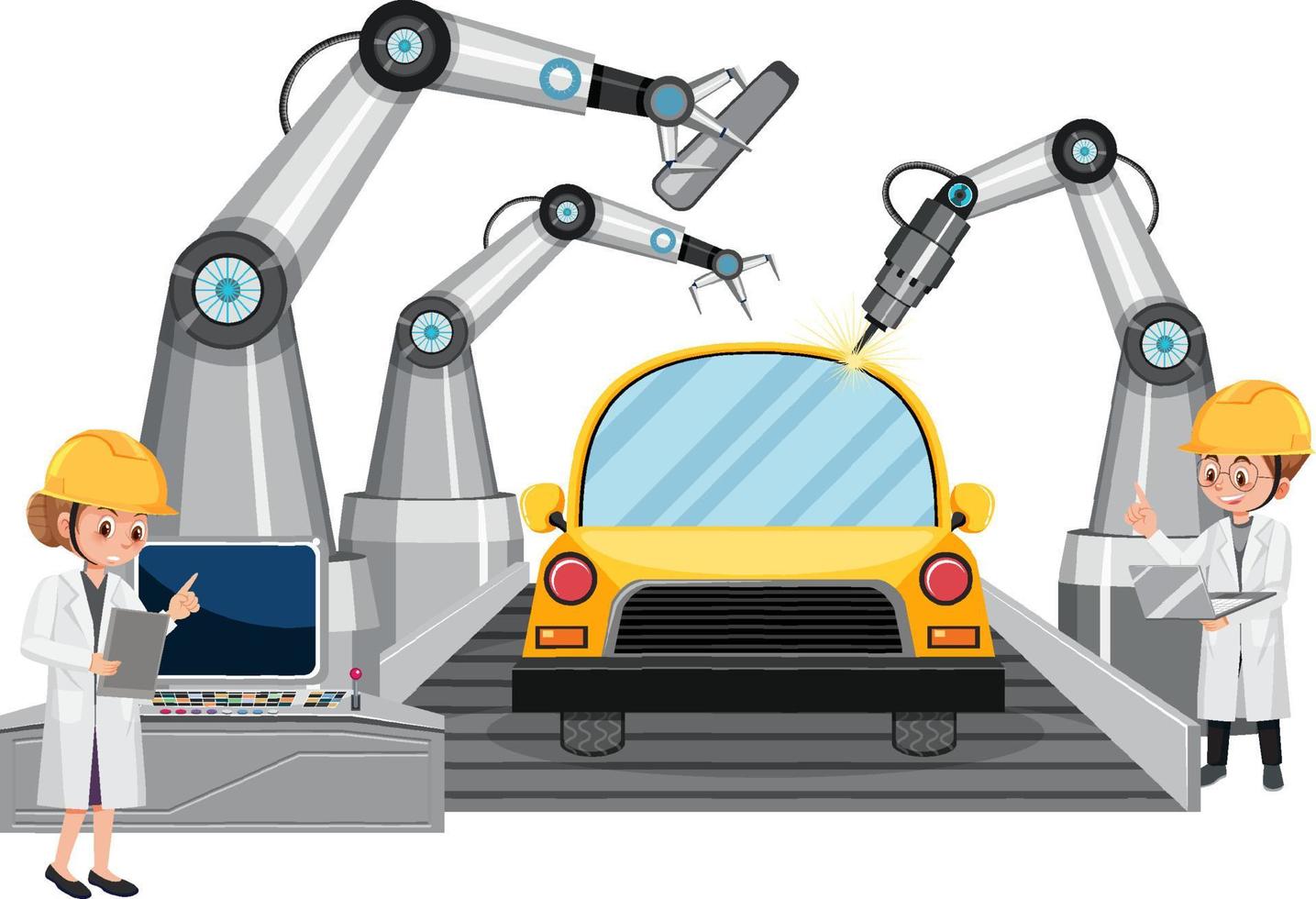 Car manufacturing automation concept 7141771 Vector Art at Vecteezy Car manufacturing automation concept 7141771 Vector Art at Vecteezy