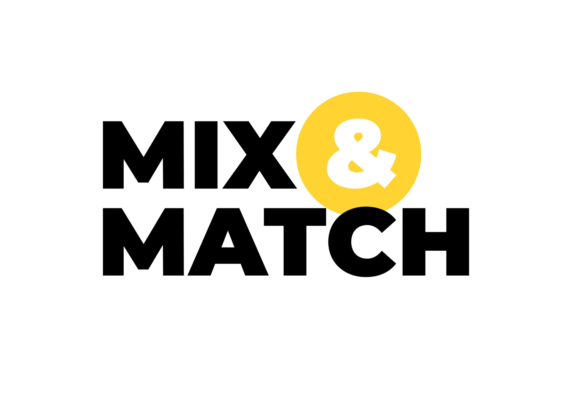 Mix And Match Typographic Design 7145444 Vector Art At Vecteezy