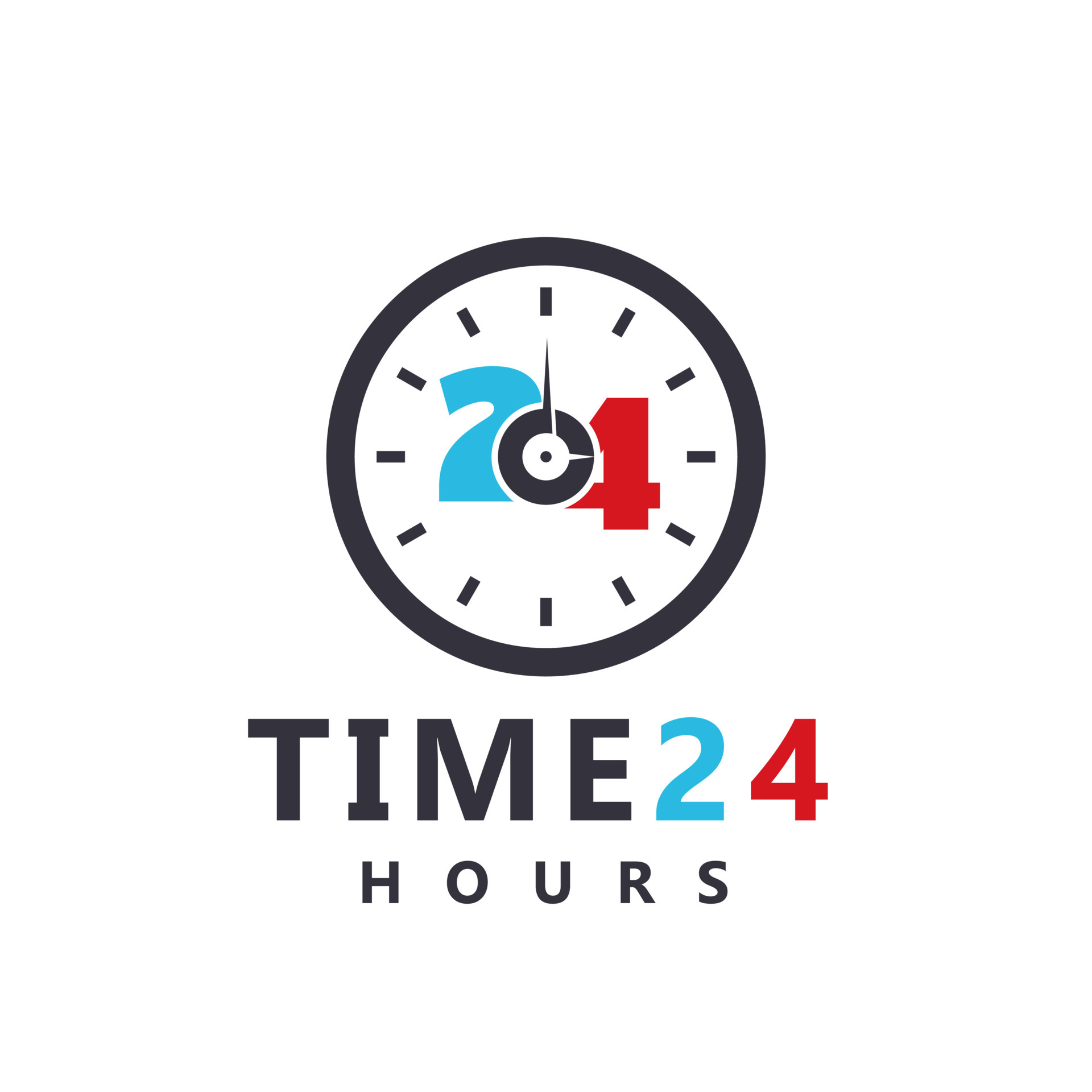 Icono De Reloj De Servicio De 24 Horas Con Logotipo De Escala De Horas icono-de-reloj-de-servicio-de-24-horas-con-logotipo-de-escala-de-horas