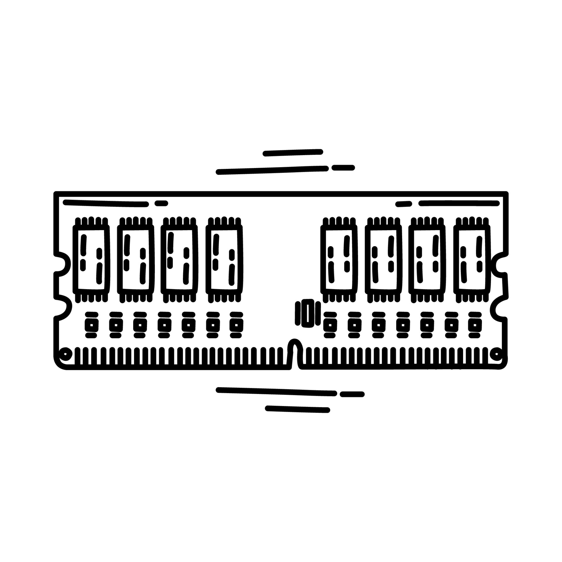 Random Access Memory Icon. Doodle Hand Drawn or Outline Icon Style ... Random Access Memory Icon. Doodle Hand Drawn or Outline Icon Style ...