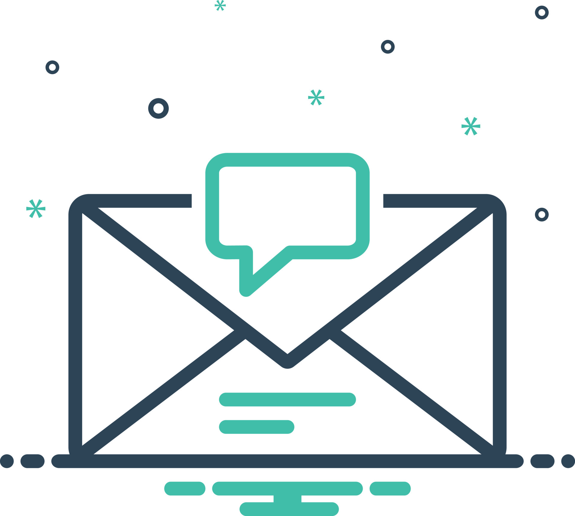 Mix Icon For Inbox Message 7151579 Vector Art At Vecteezy