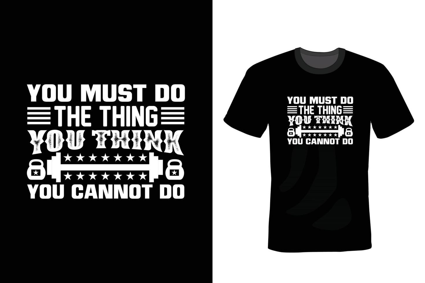 Gym T Shirt Design Vintage Typography 7159271 Vector Art At Vecteezy