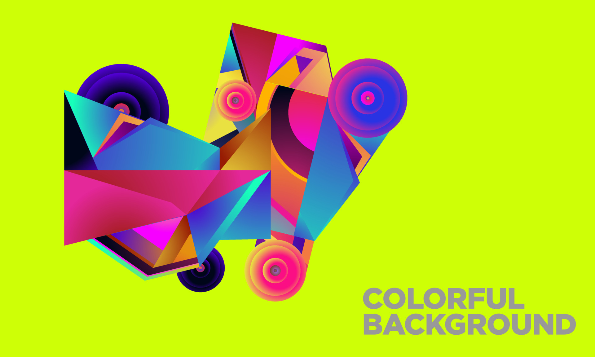 Colorful Geometric Abstract Background Eps 10 7165577 Vector Art At