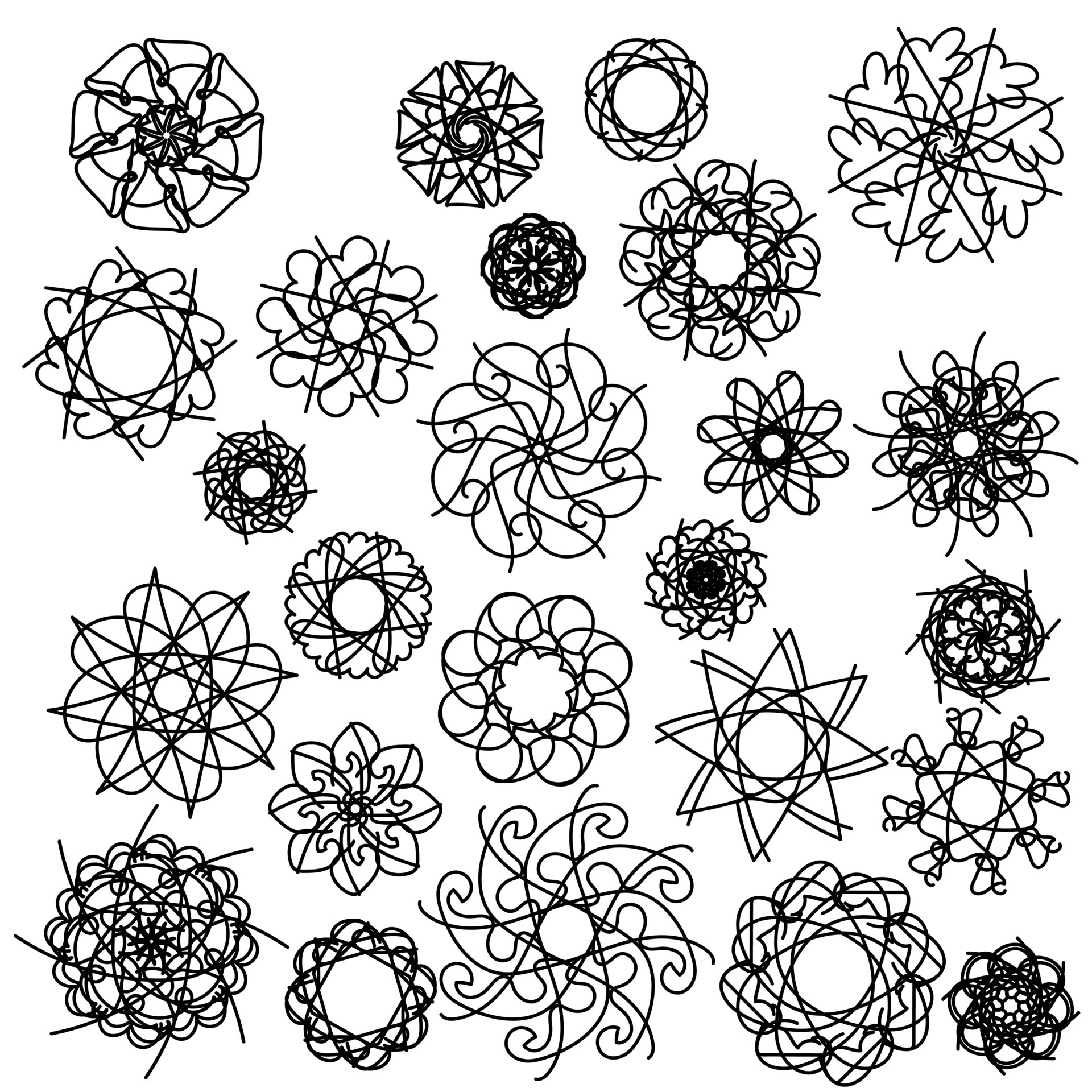 Simple Linear Patterns To Draw