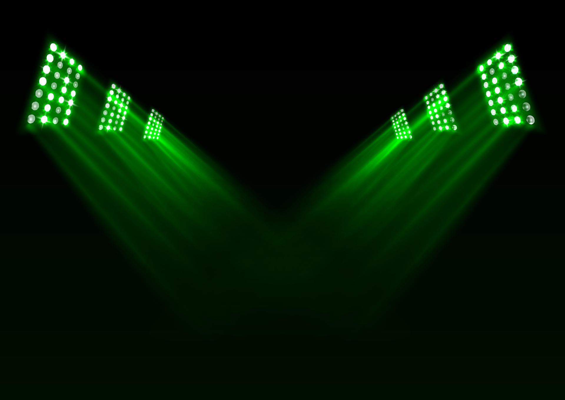 Green stage lights background 7167848 Vector Art at Vecteezy
