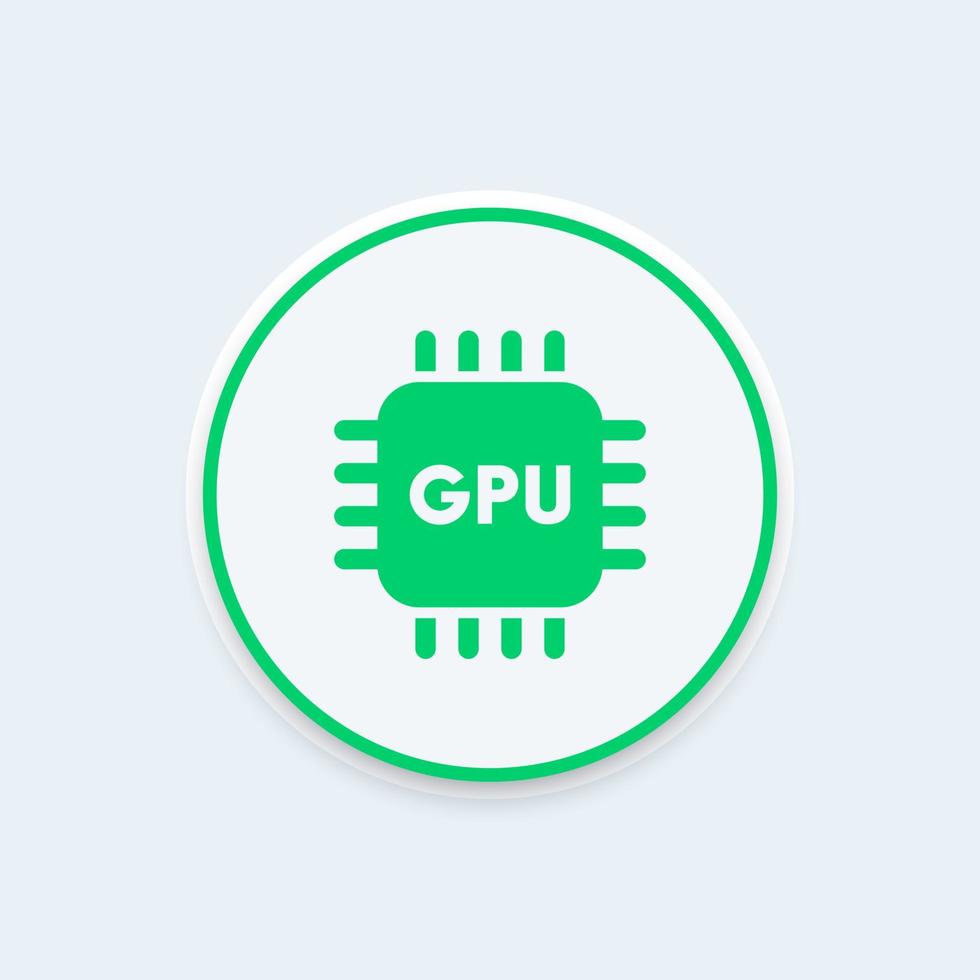 GPU icon, graphics processing unit vector sign, gpu pictogram, graphics ... GPU icon, graphics processing unit vector sign, gpu pictogram, graphics ...