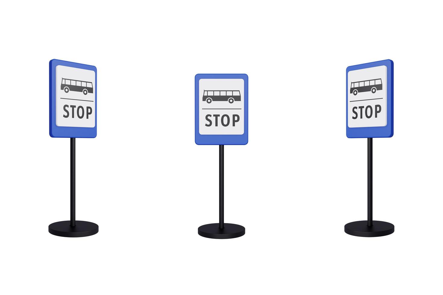3d Render Illustration Traffic Signs Of Bus Stop 7186747 Stock Photo At 3d-render-illustration-traffic-signs-of-bus-stop-7186747-stock-photo-at