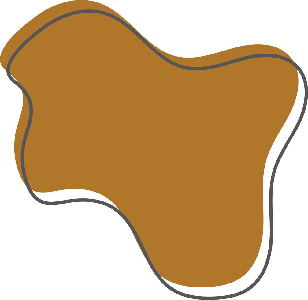 Set Of Abstract Organic Blob Shape Elements With Line 7188286 Vector