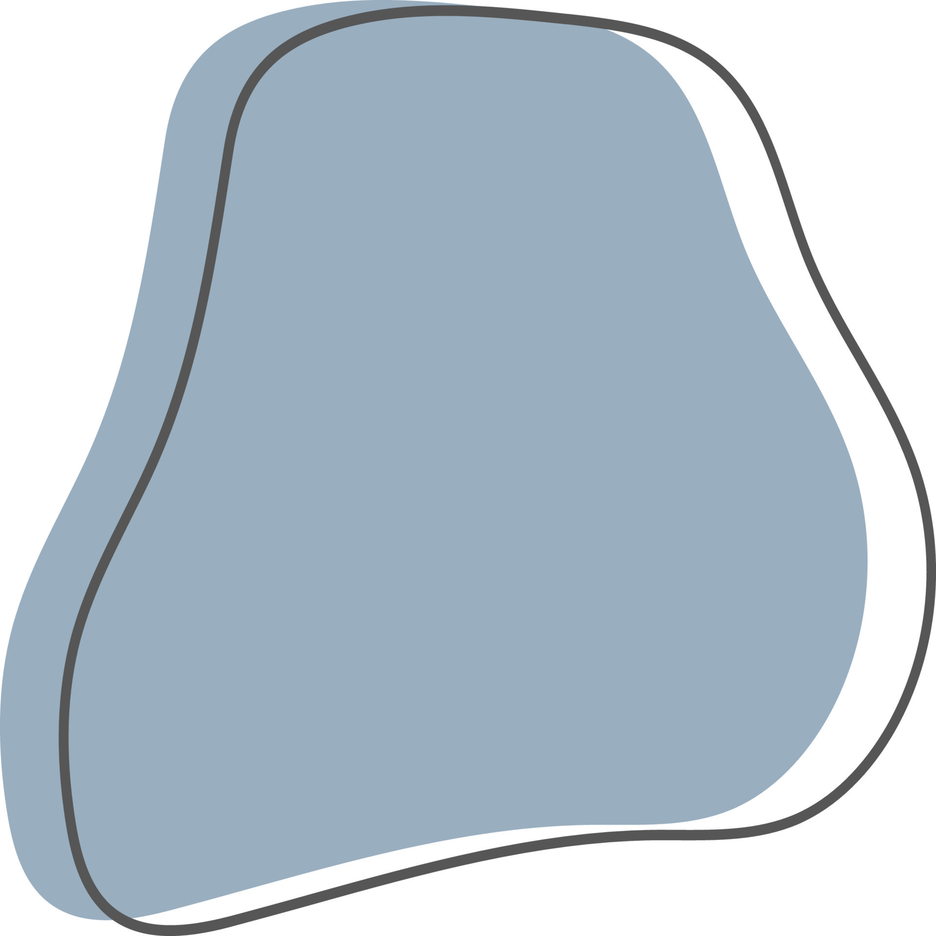 set of abstract organic blob shape elements with line 7188339 Vector ...