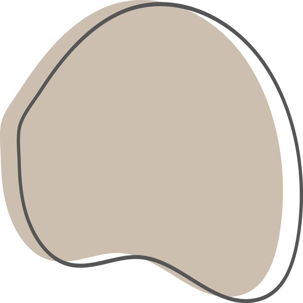 set of abstract organic blob shape elements with line 7188385 Vector ...