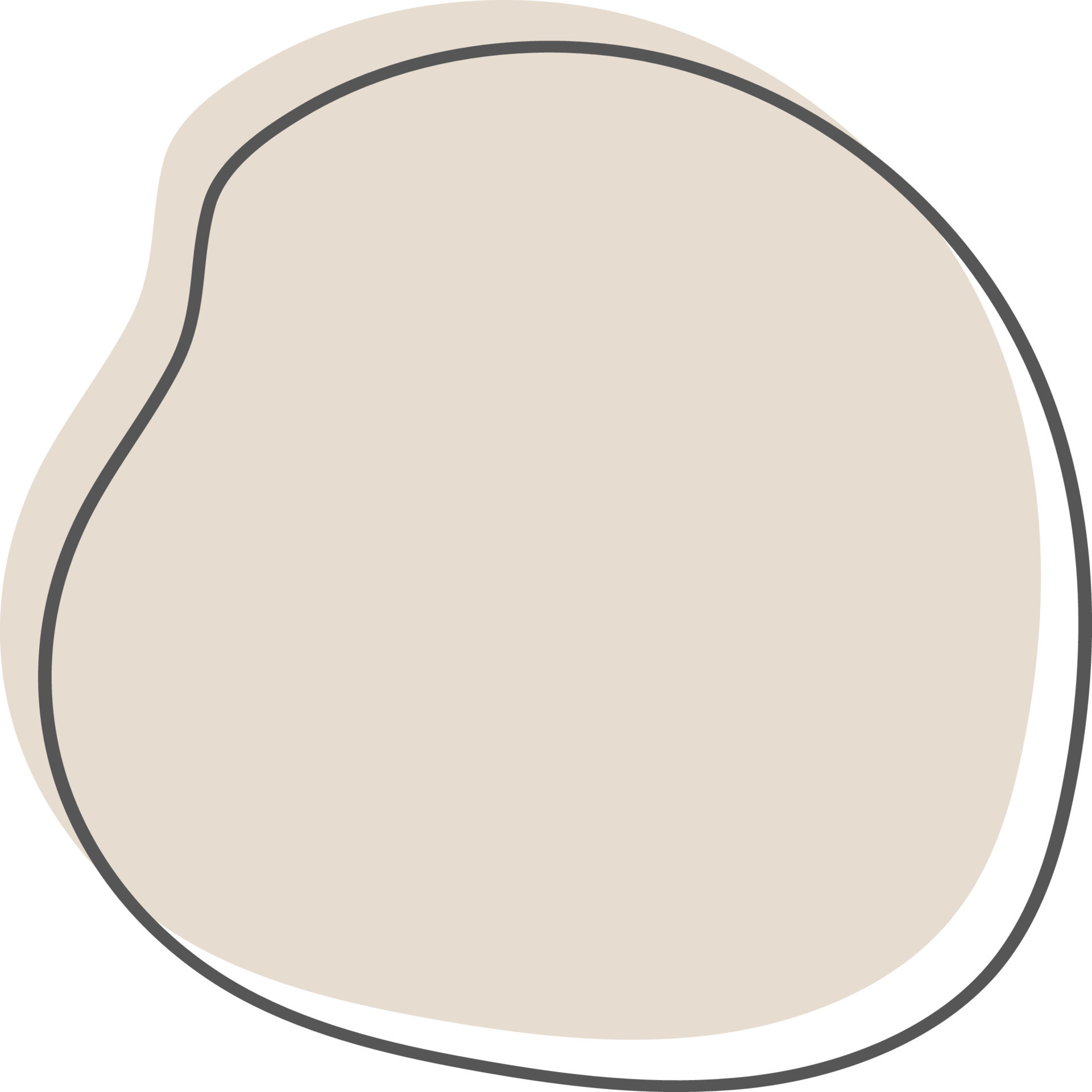 Set Of Abstract Organic Blob Shape Elements With Line 7188486 Vector
