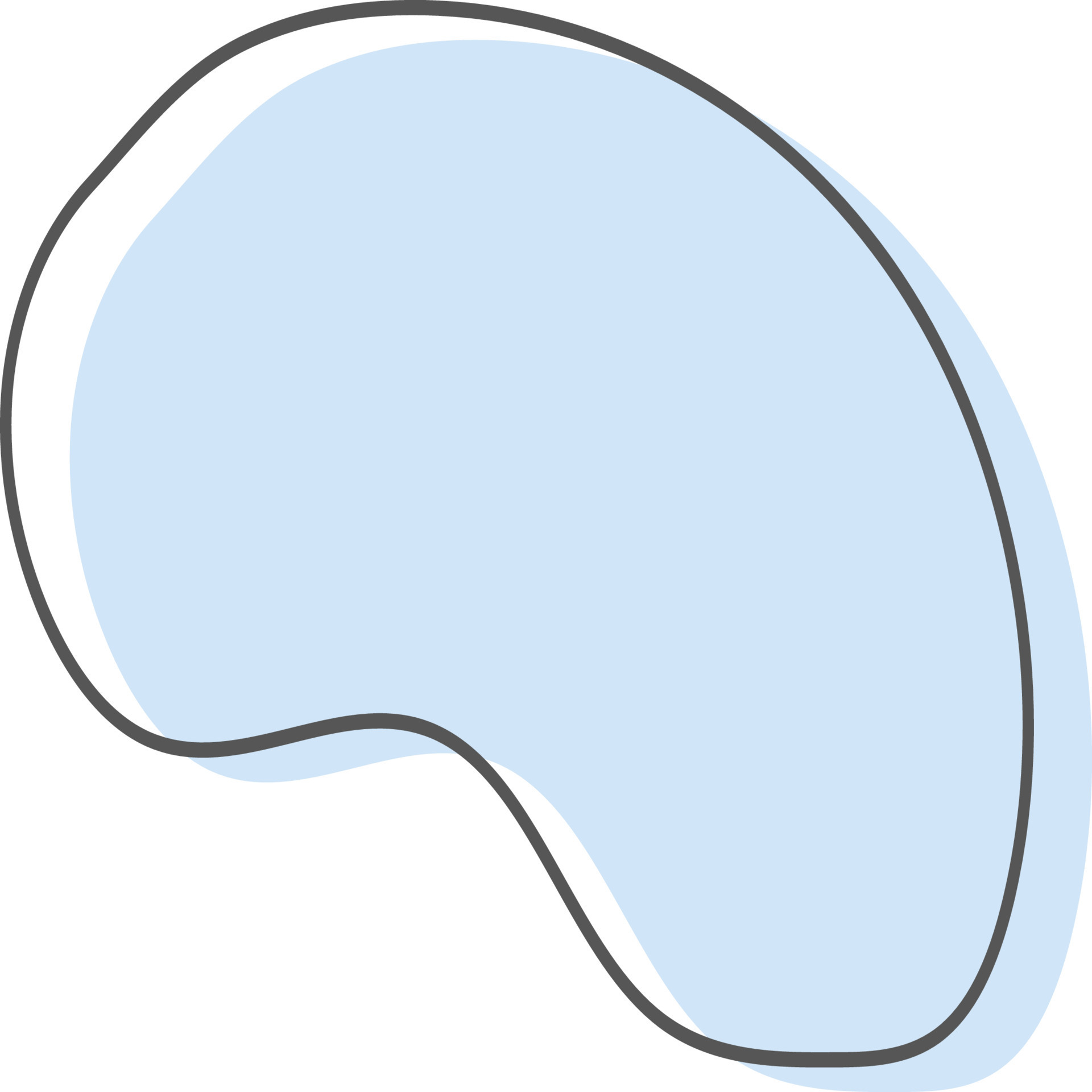 set of abstract organic blob shape elements with line 7188532 Vector ...