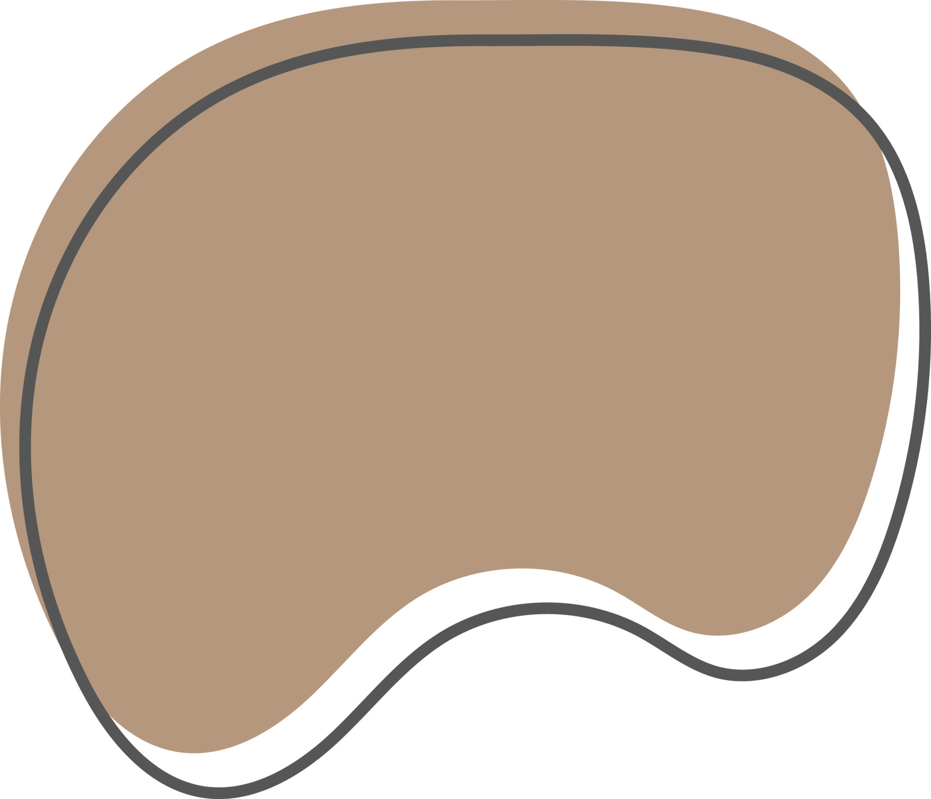 Set Of Abstract Organic Blob Shape Elements With Line 7188581 Vector