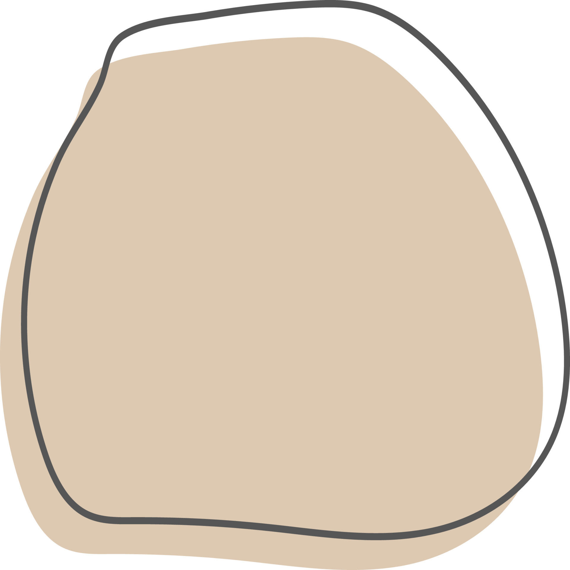 Set Of Abstract Organic Blob Shape Elements With Line 7188586 Vector